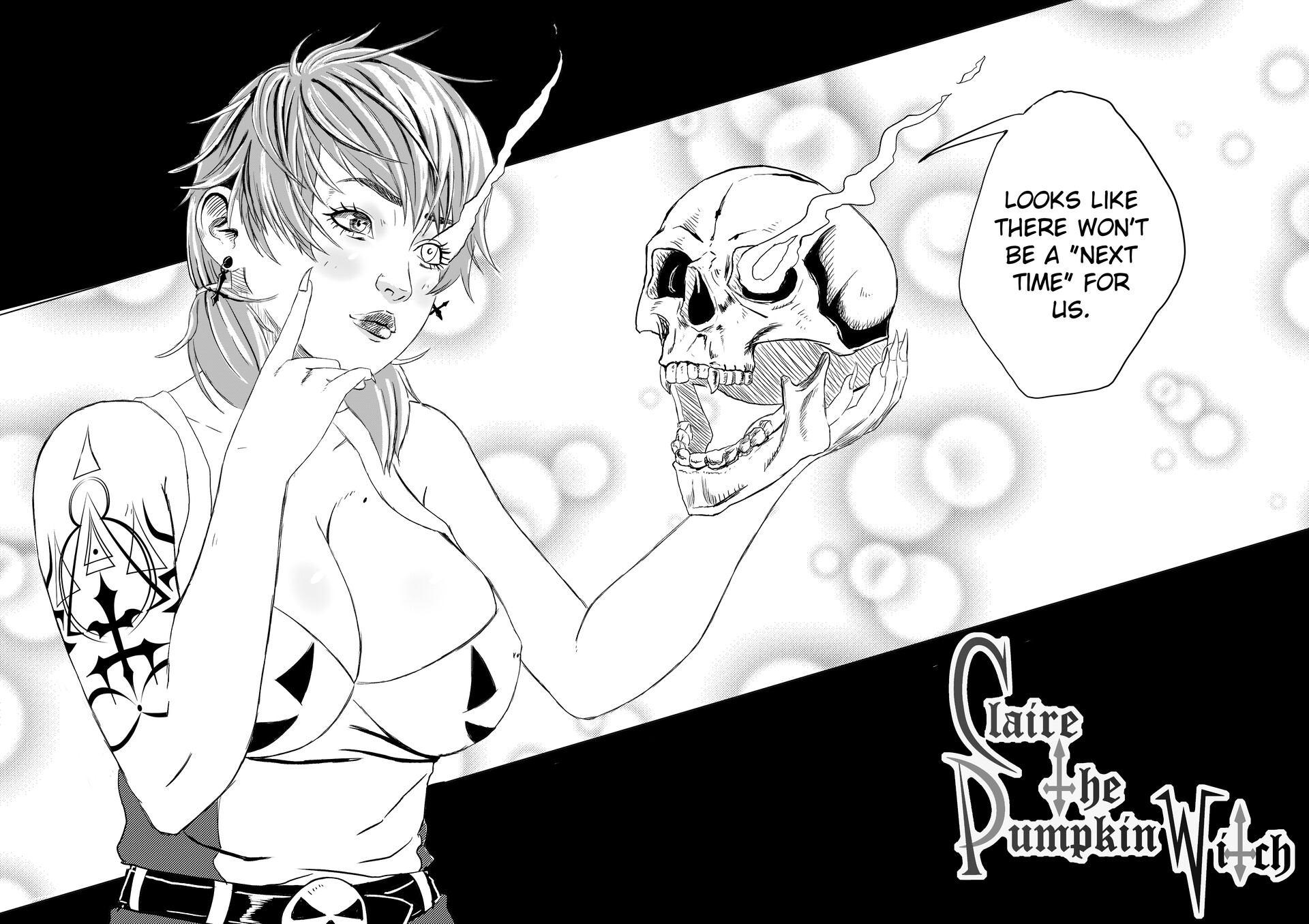 ArtStation - BW manga page spread