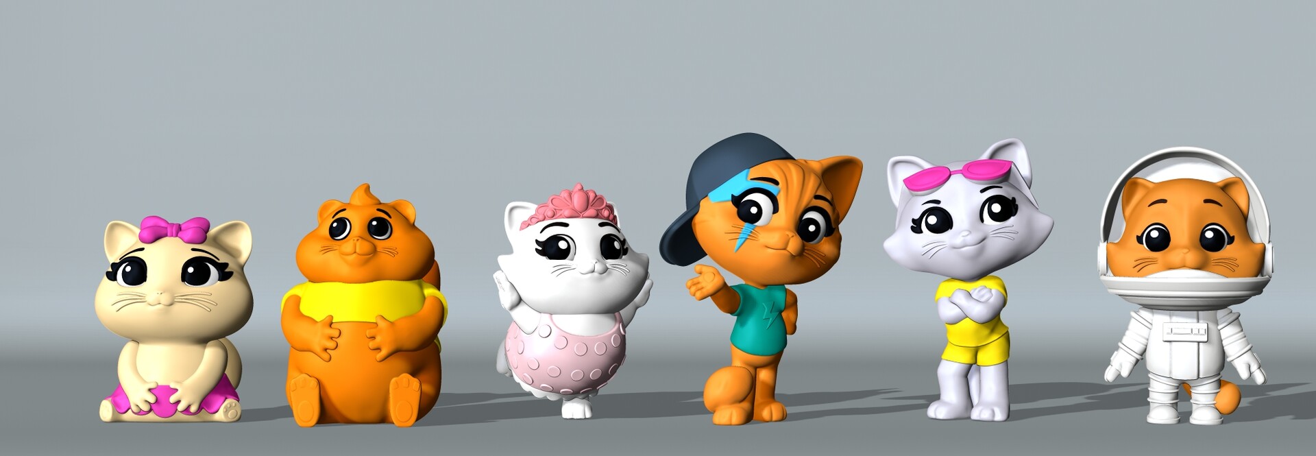 ArtStation - models for kinder surprises