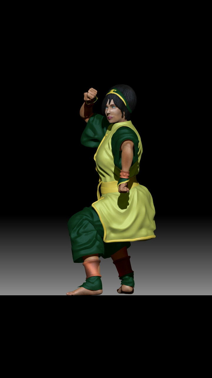 ArtStation - Toph 3D fanart