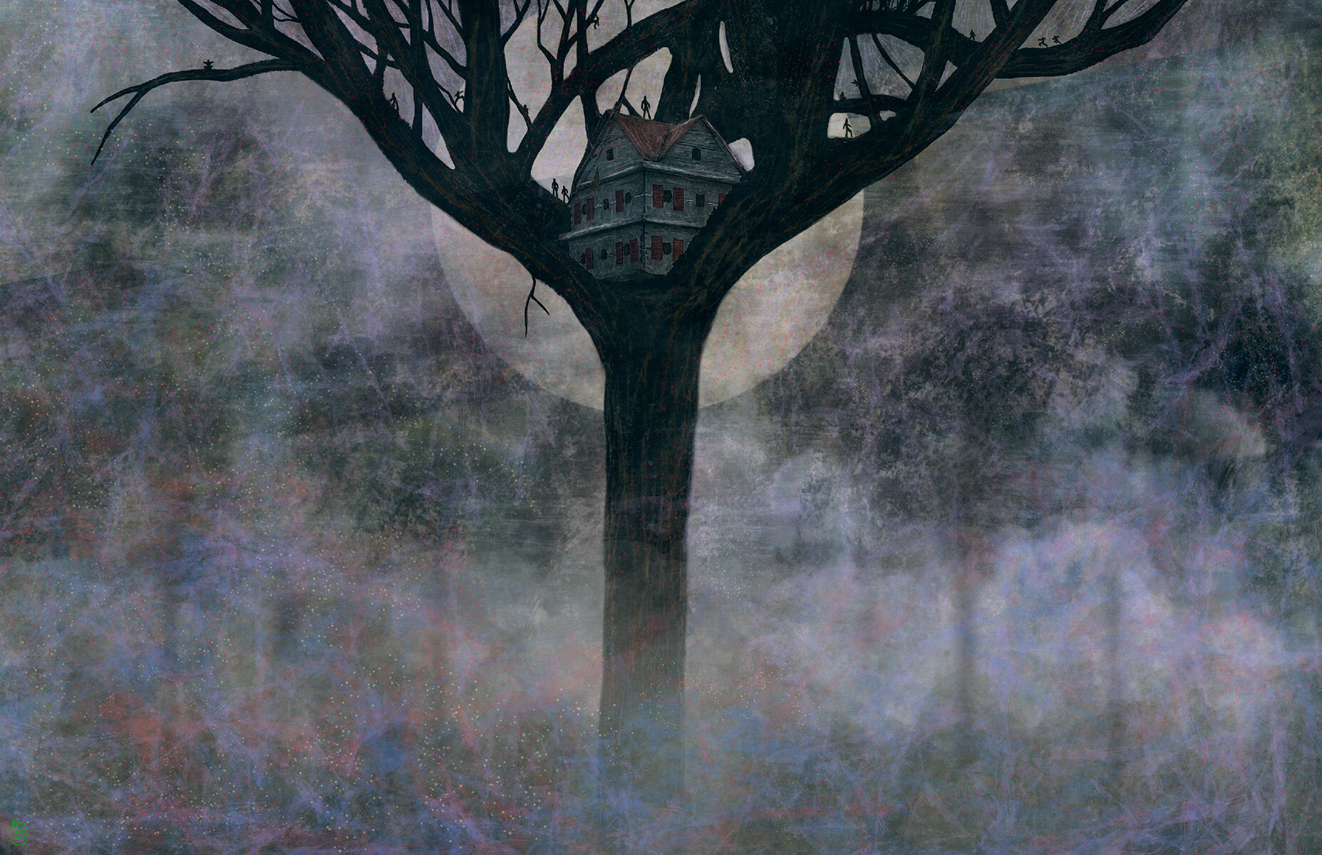 ArtStation - TREE HOUSE OF THE MOON CHILDREN