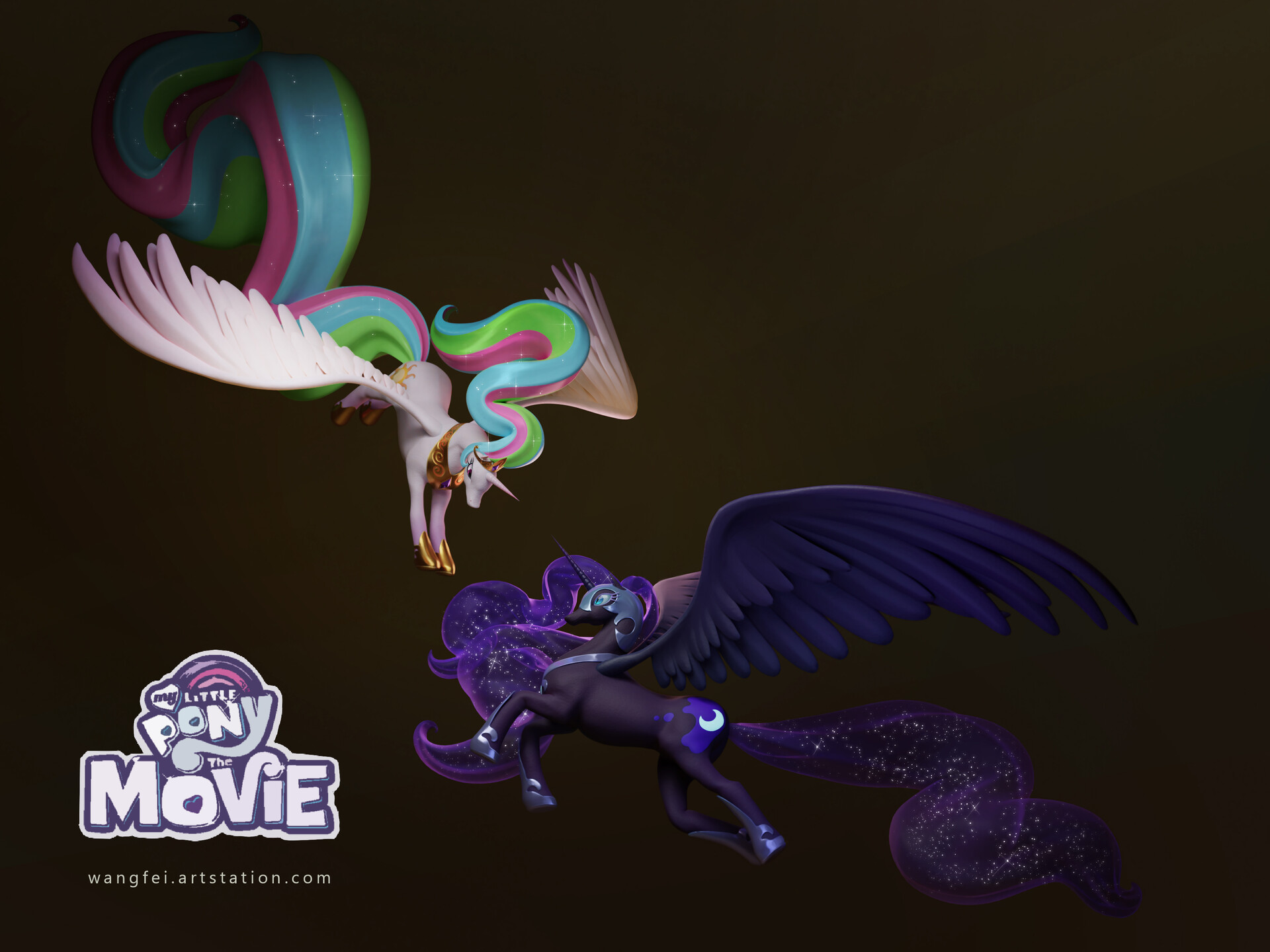 ArtStation - 送给女儿的My Little Pony