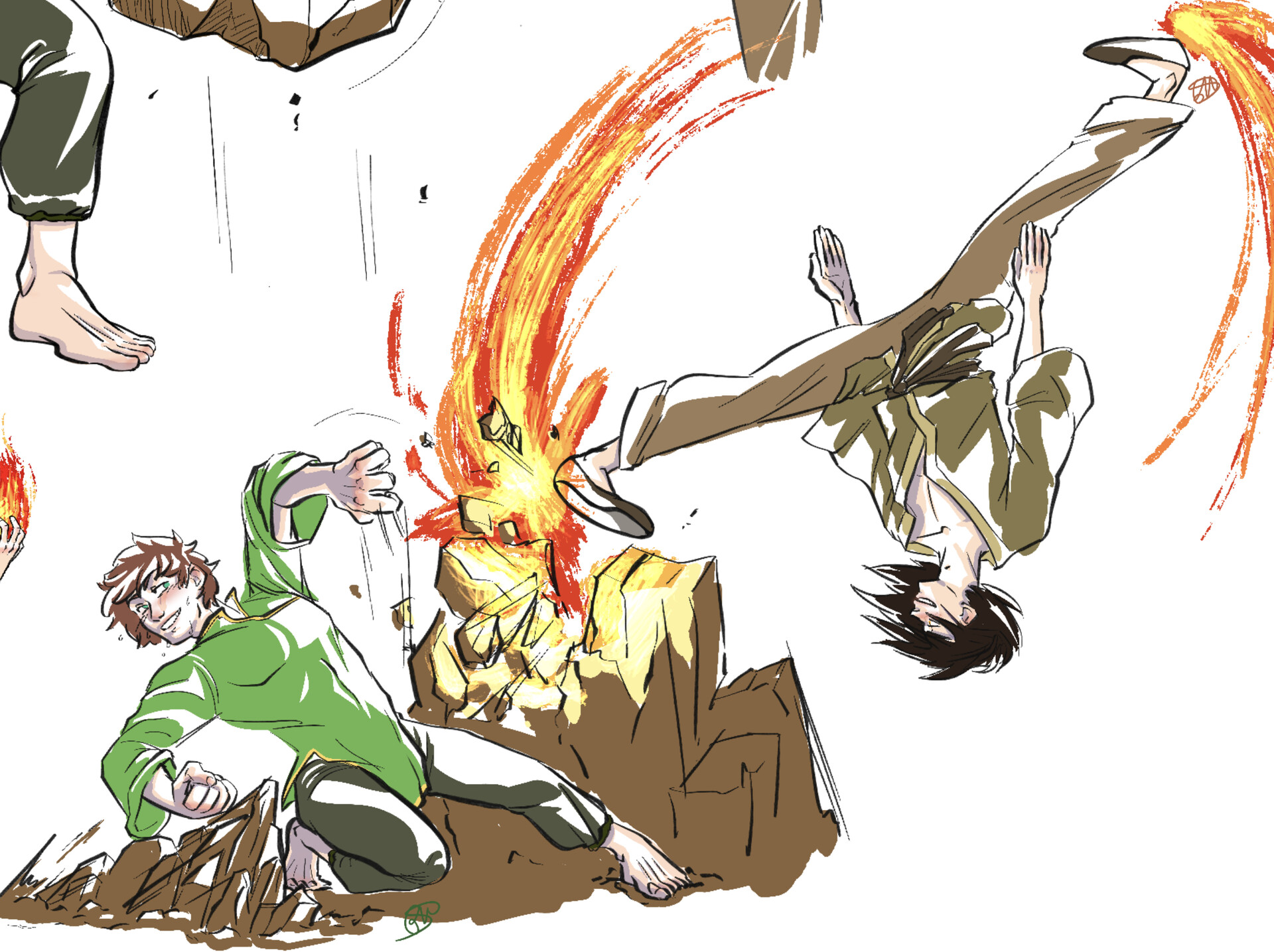 ArtStation - ATLA//LOK Character Studies