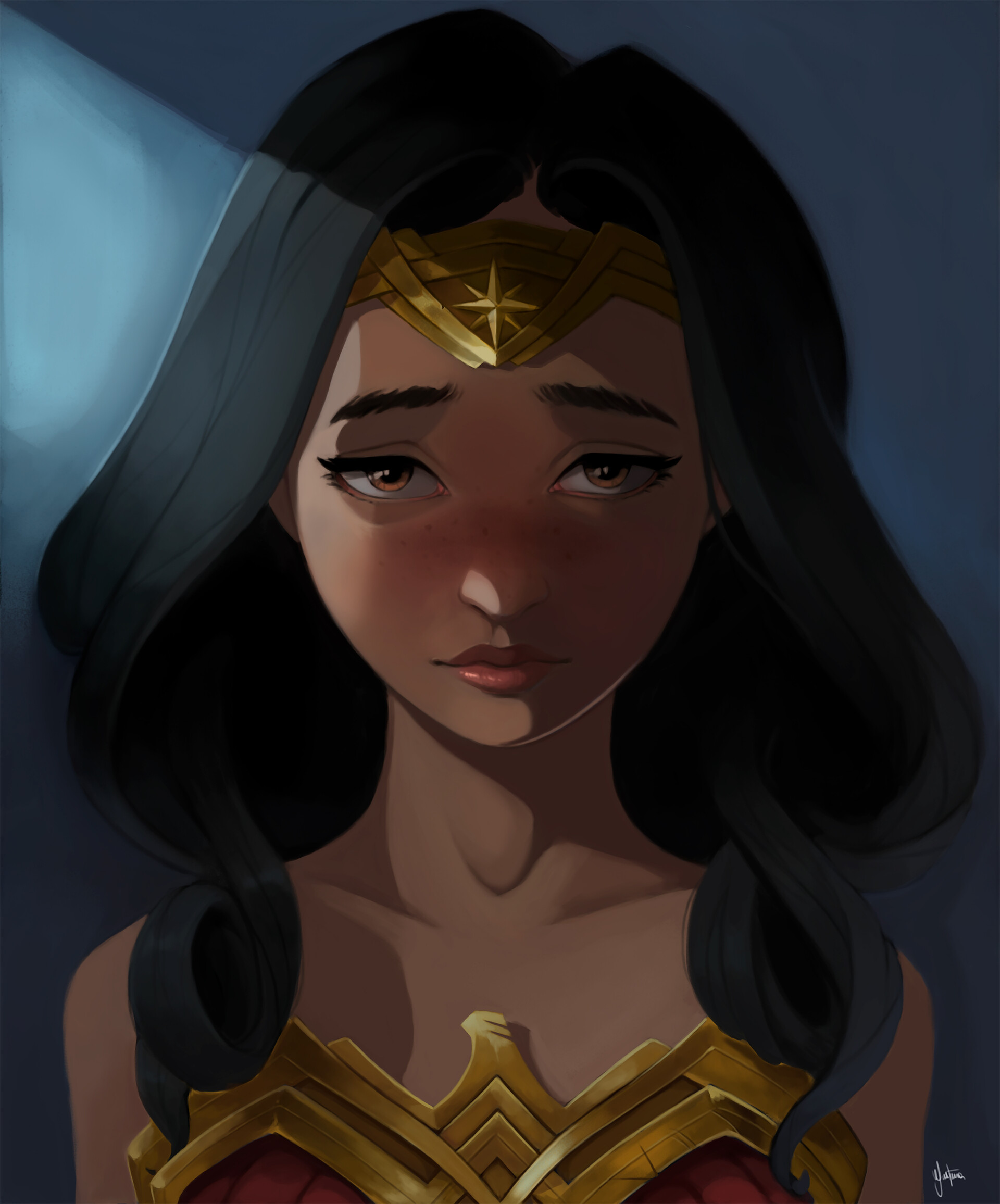 ArtStation - Sad Wonder Woman