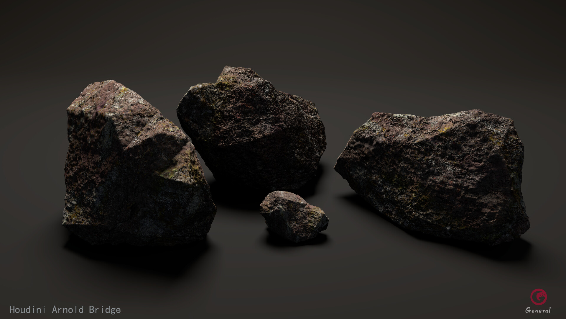 ArtStation - houdini rocks