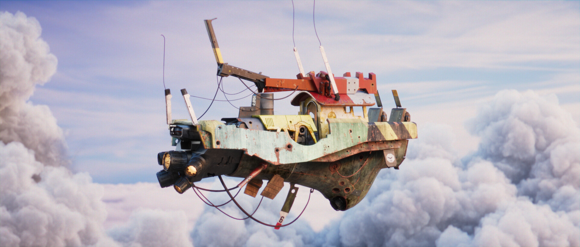 ArtStation - Flying Boat by Ian Mcque tribute