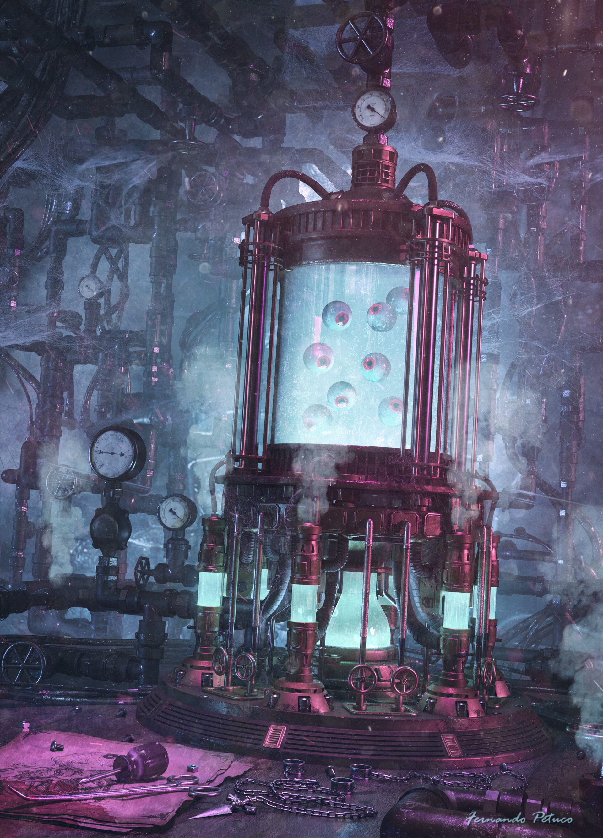 ArtStation - Steampunk Machine