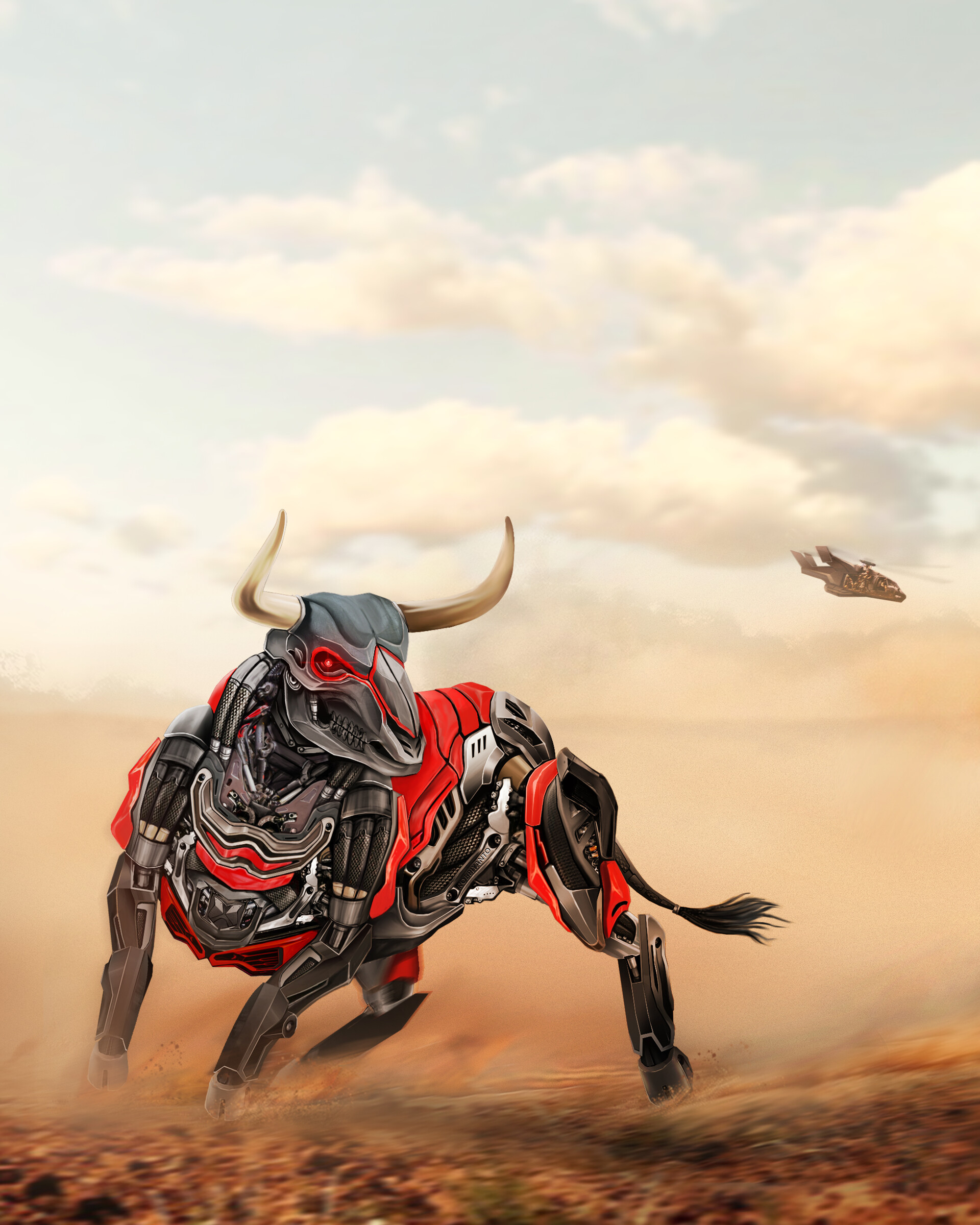 ArtStation - Hunting the Bull