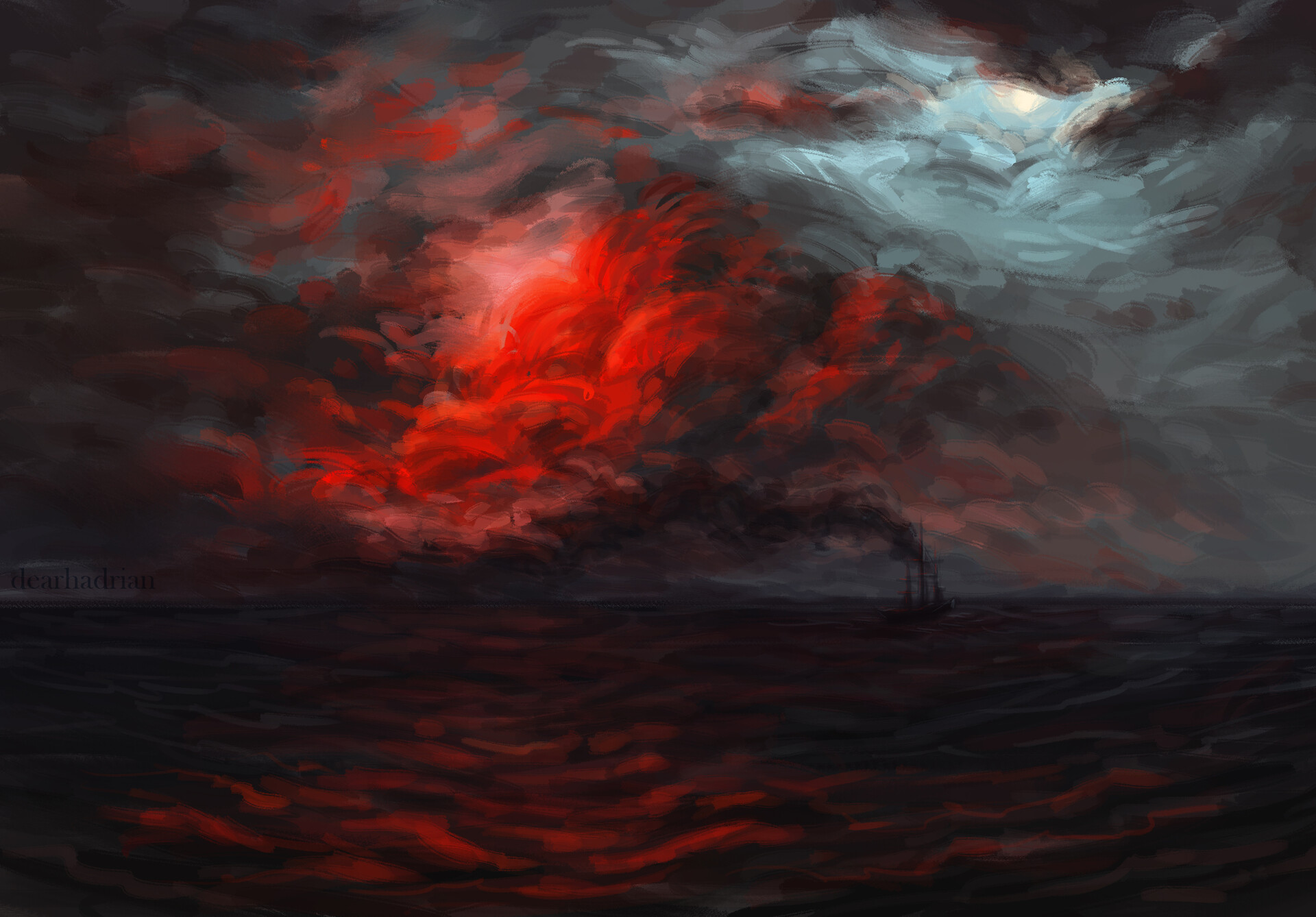 ArtStation - Hell in the sky