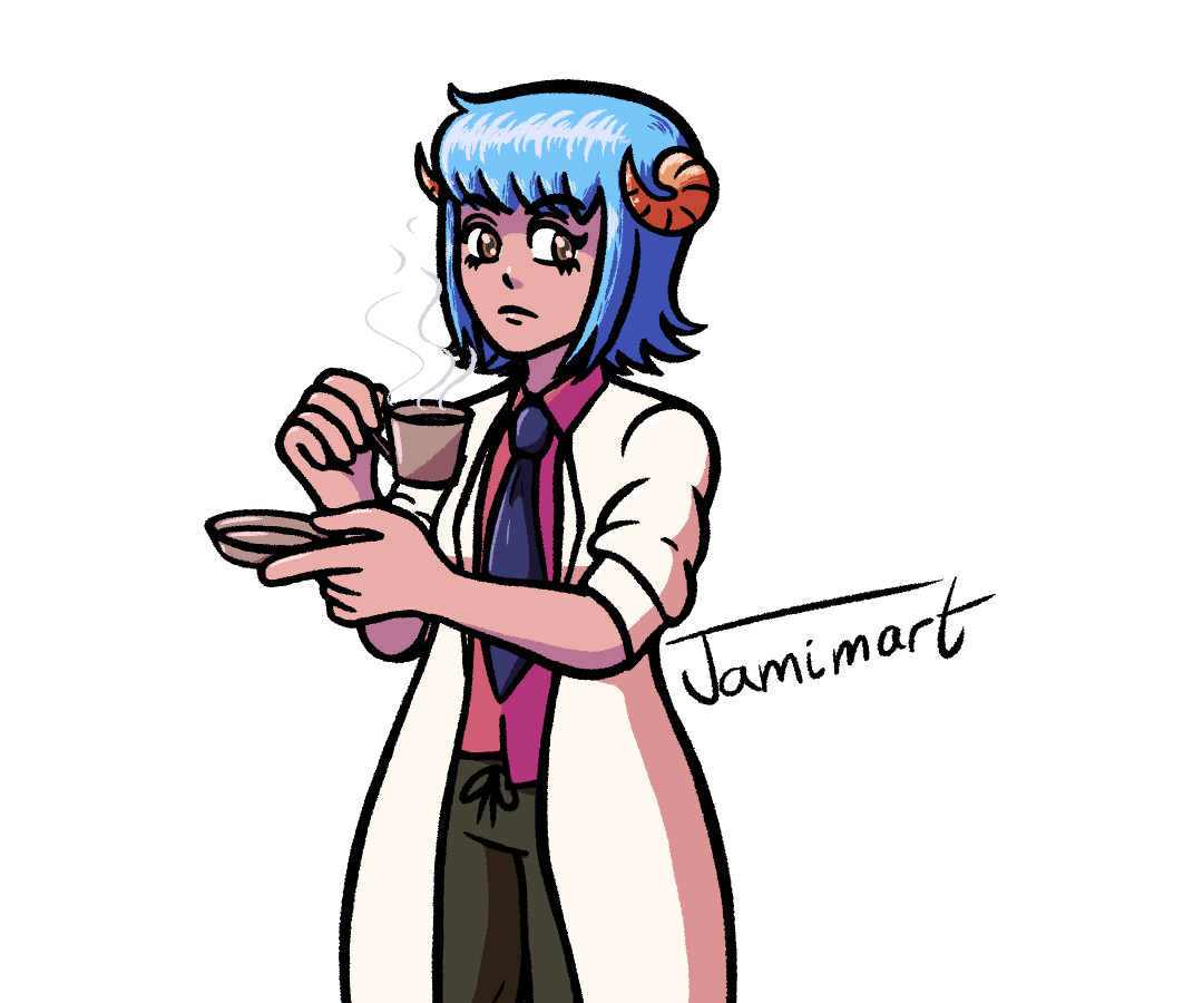 ArtStation - Artfight: Tea time for Jordan