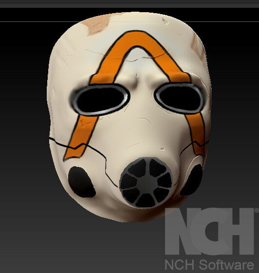 ArtStation - Borderlands mask (pretty bad)