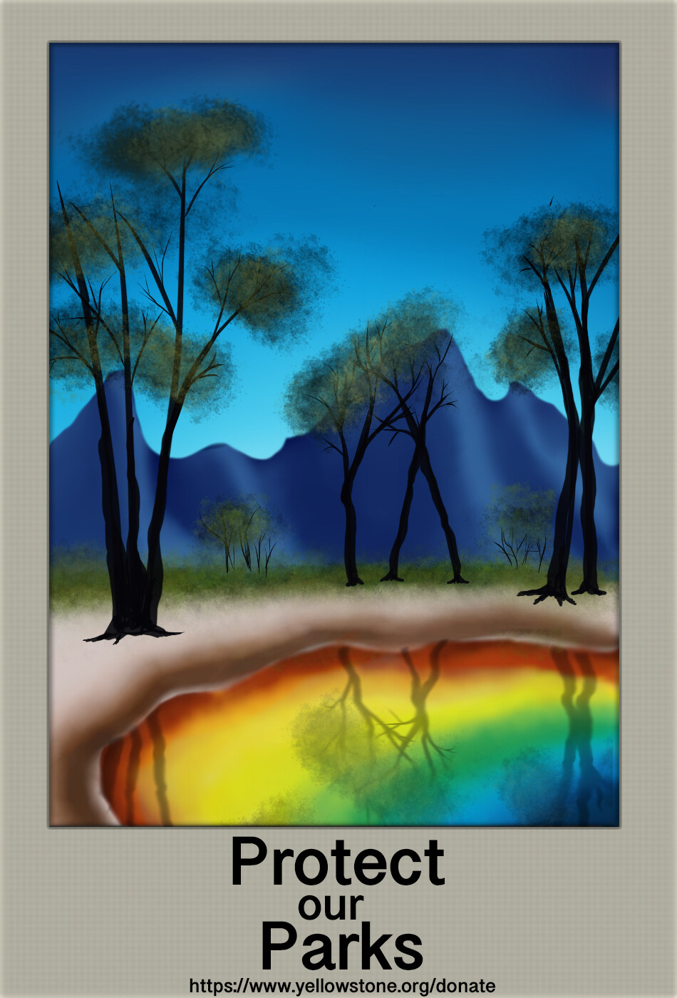 ArtStation - Protect our parks poster