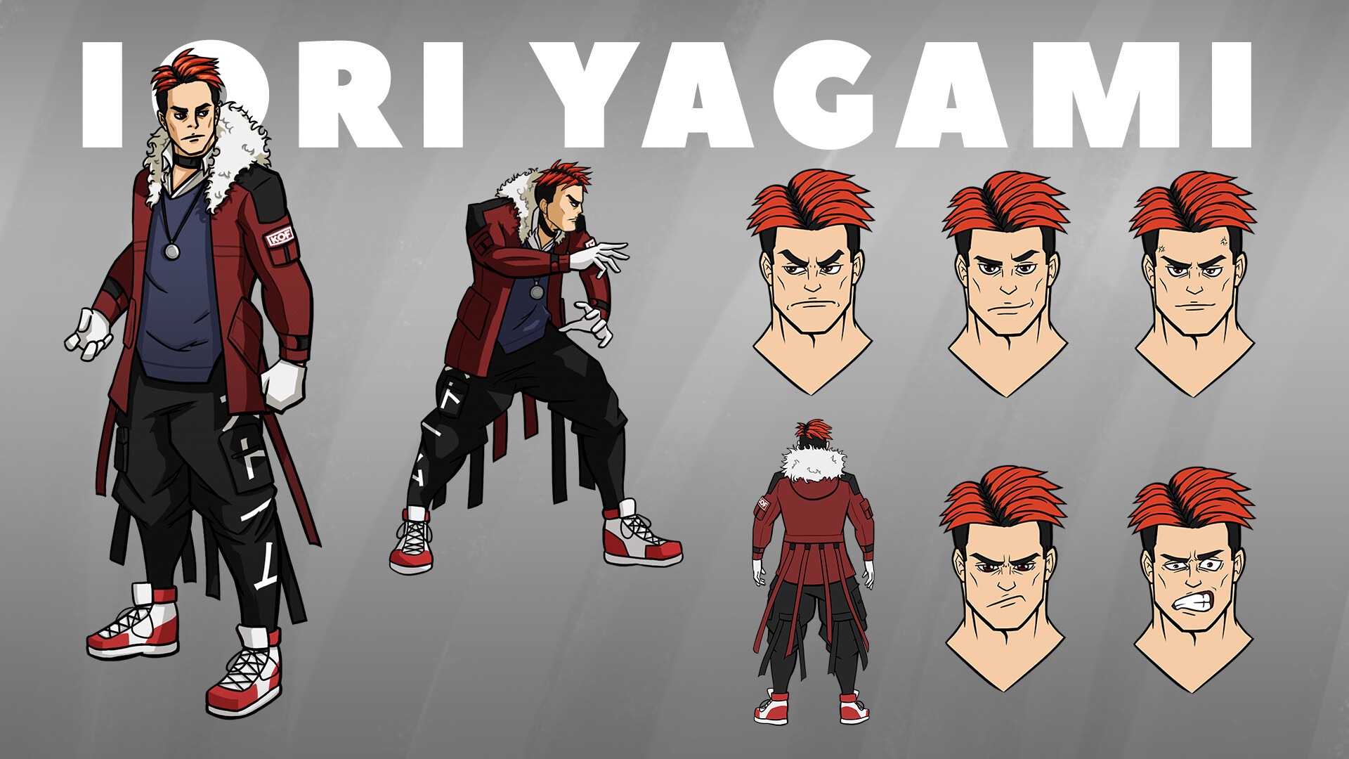 ArtStation - Iori Yagami KOF Redesign