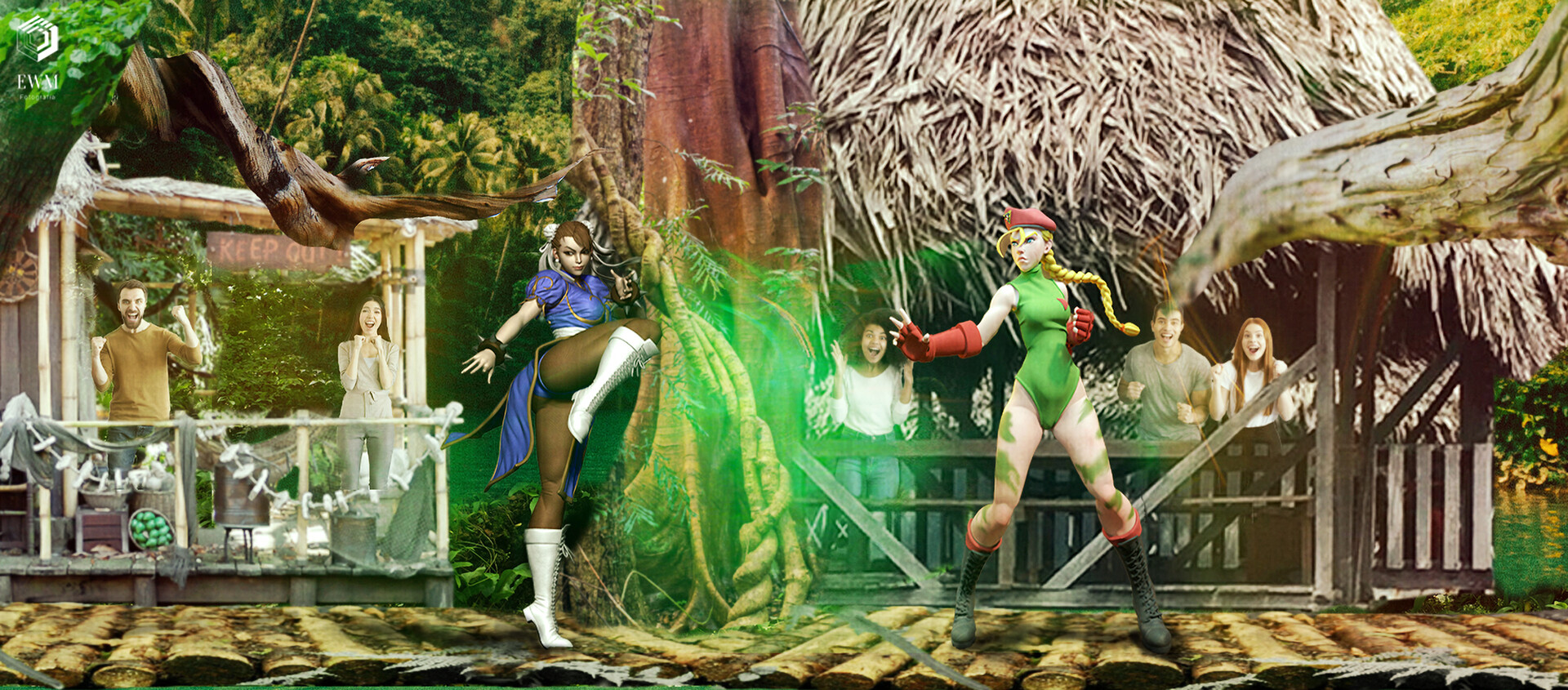 ArtStation - Street Fighter in the jungle.