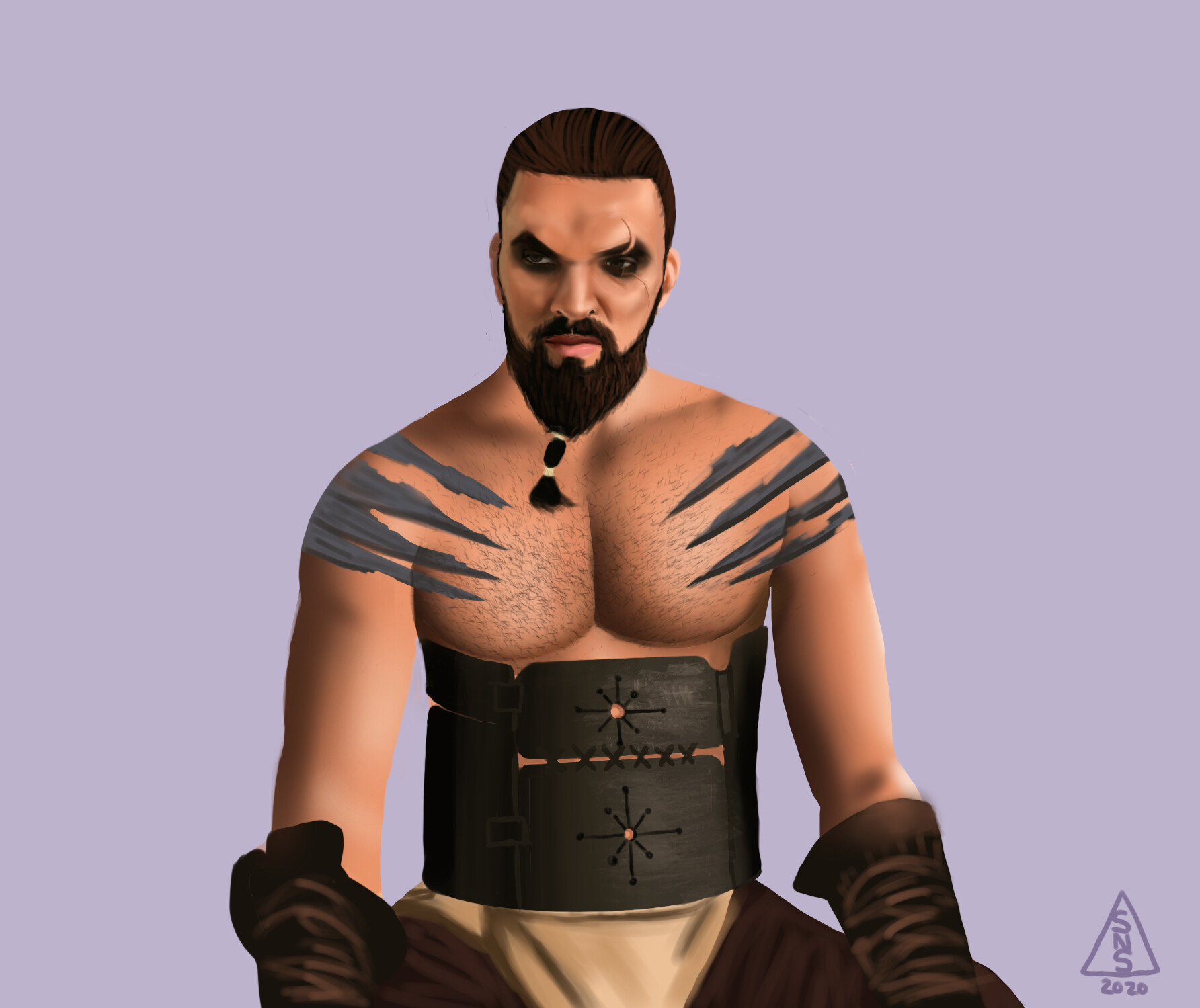 ArtStation - Khal Drogo Sketch