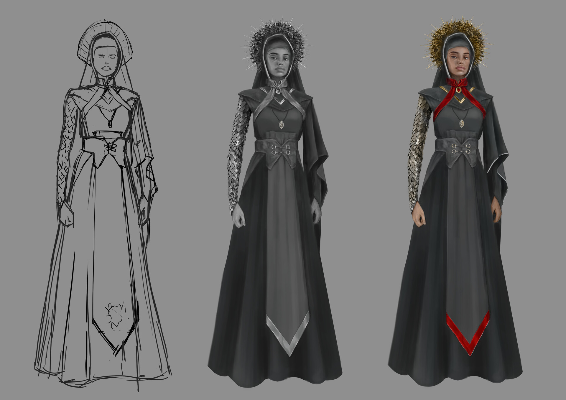 Kerry Hugill - Warrior Nun Ceremonial Habit