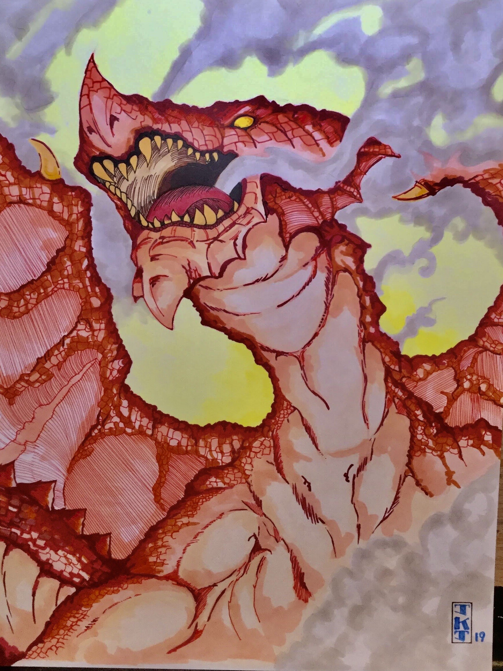 ArtStation - Red Dragon