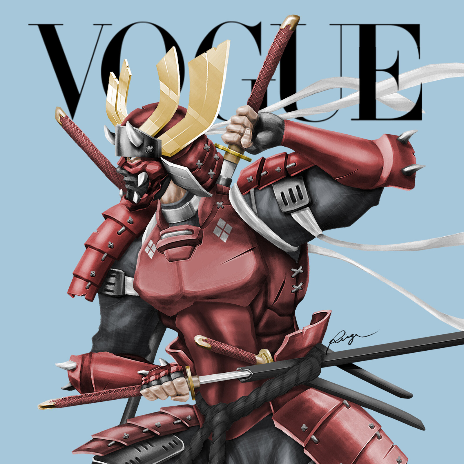 Reiga B. Tom - Red Samurai