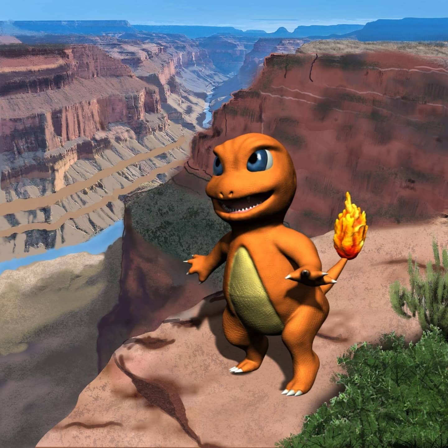 ArtStation - #004 Charmander