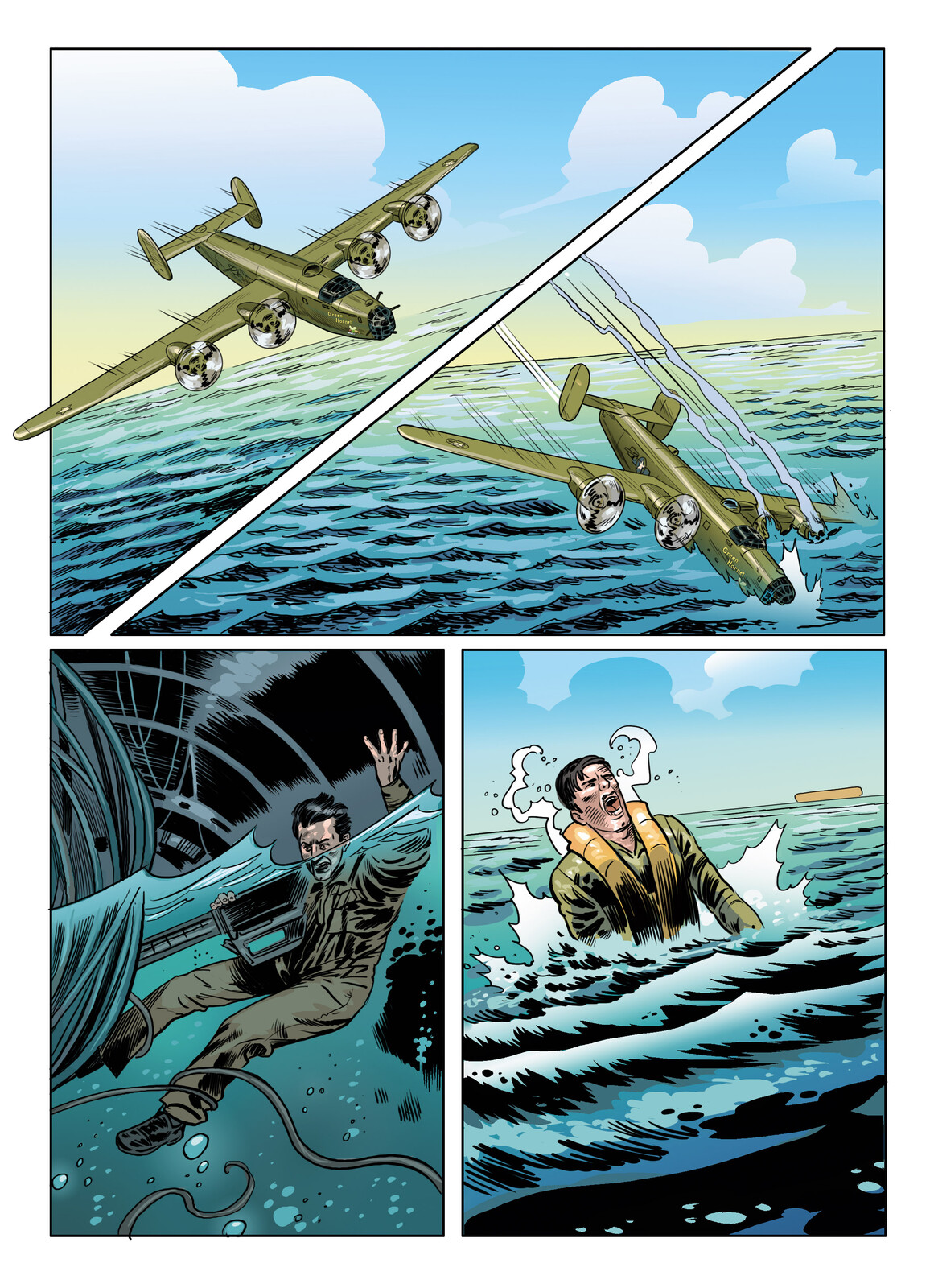 Rafal Szlapa - The unbreakable Zamperini comicbook