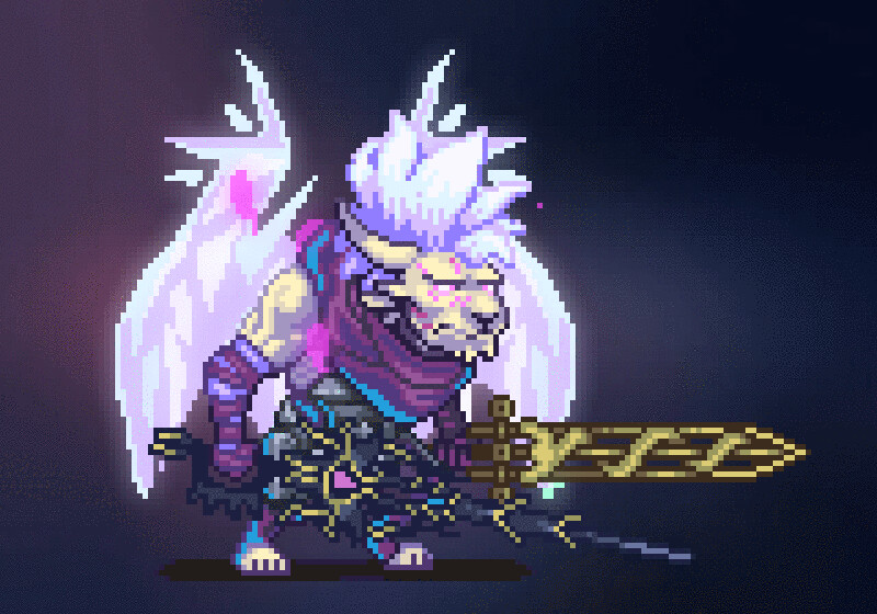 ArtStation - Guild Wars character Pixel Art