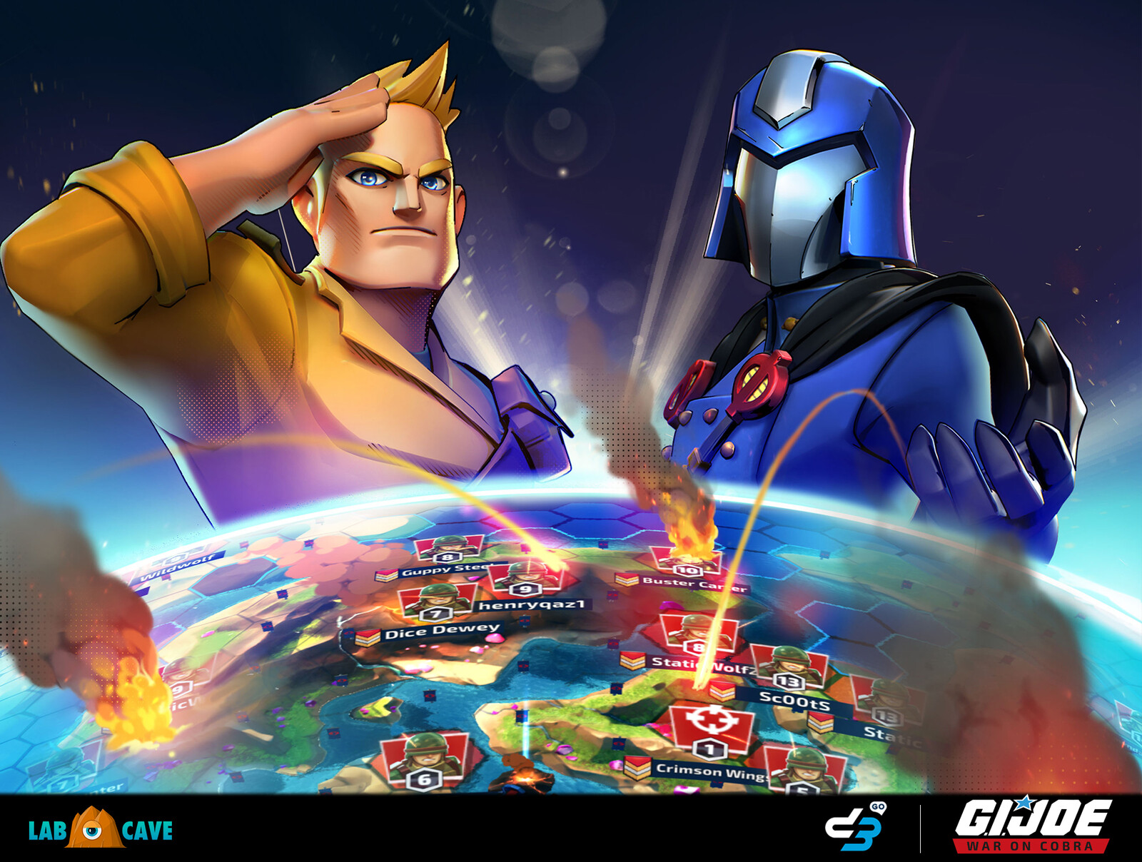 LAB CAVE - GIJOE War on Cobra - CRO assets for Google Play and iTunes ...