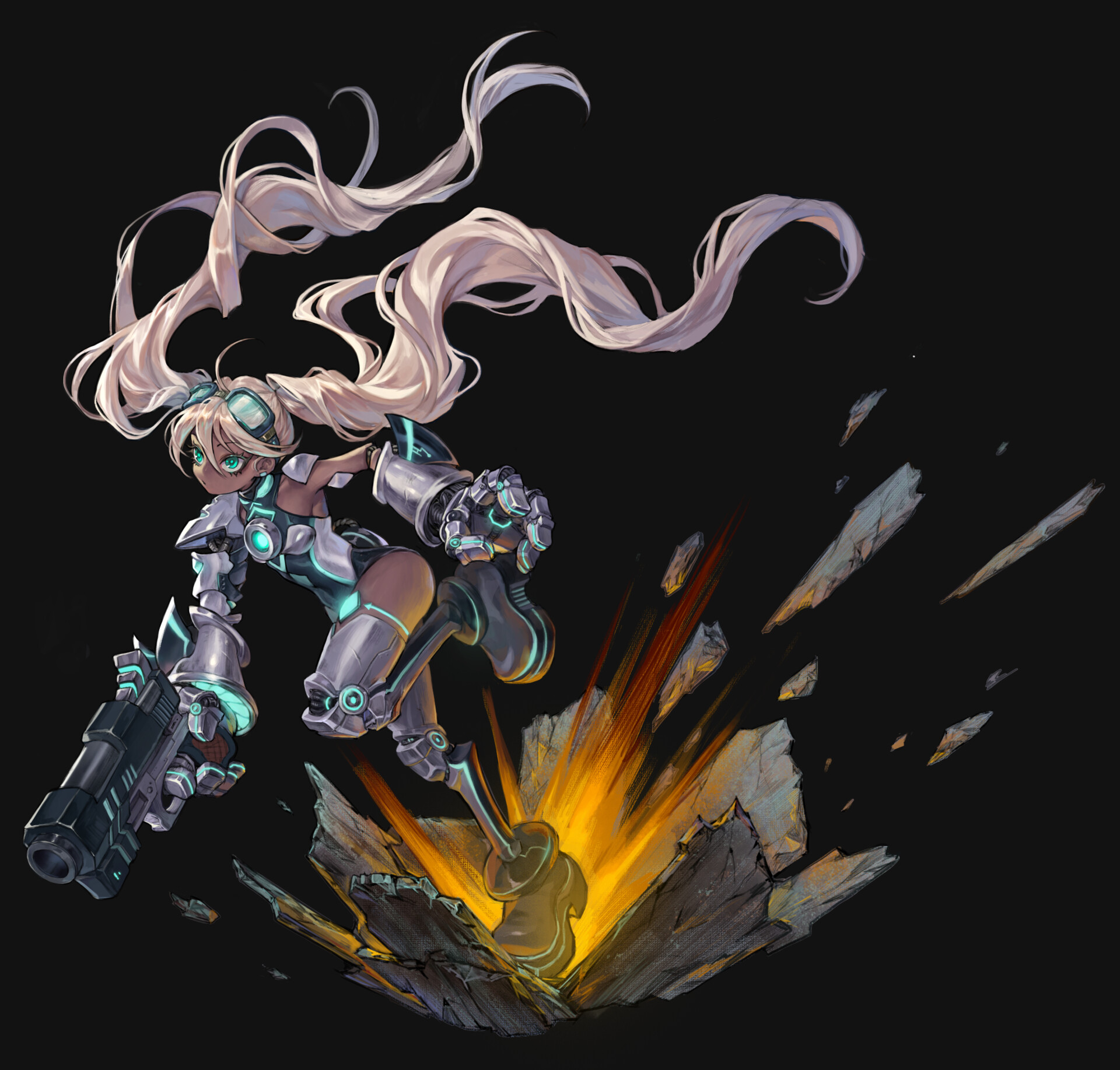 ArtStation - mechanic girl _ Portfolio