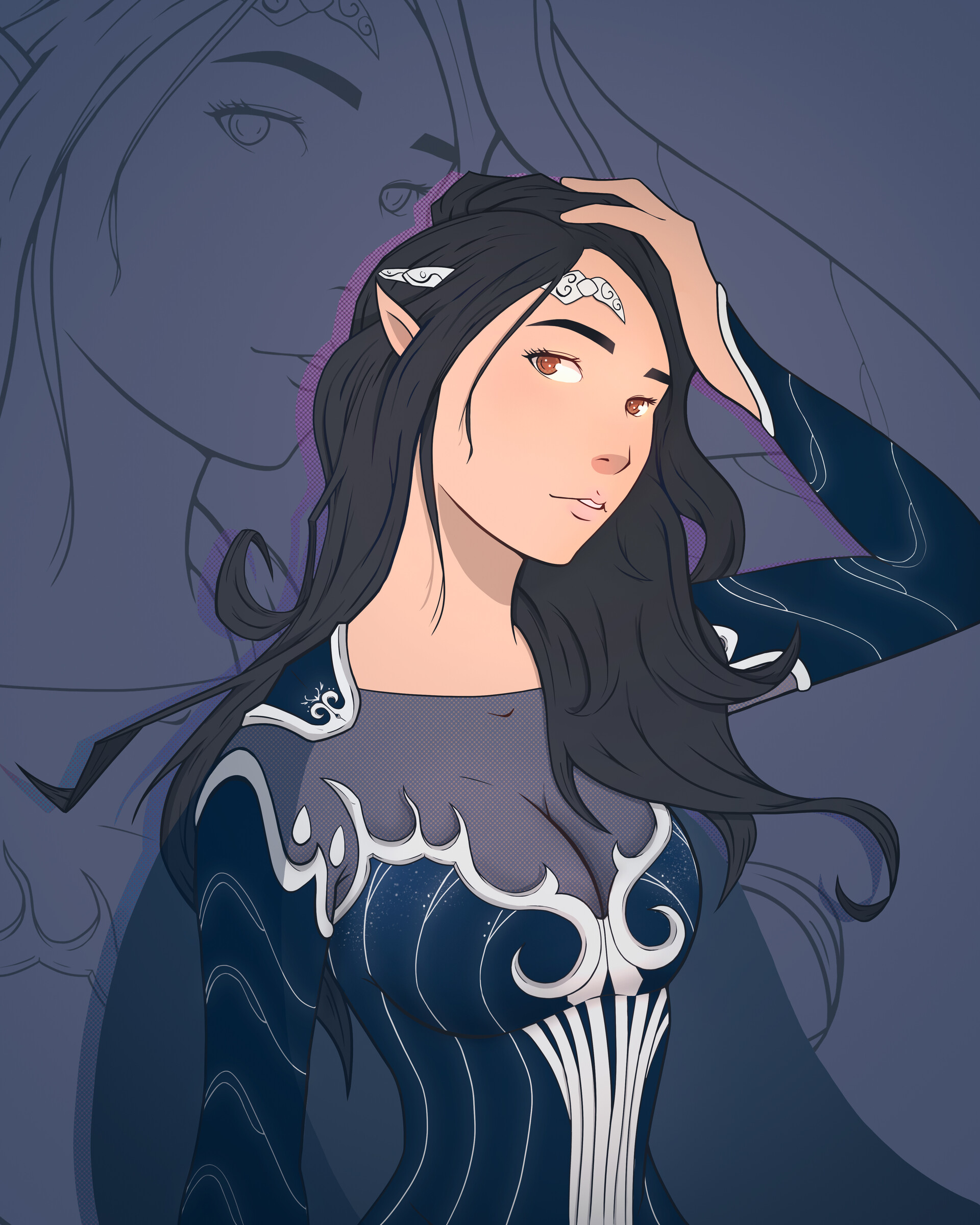 ArtStation - High Fae Character Illustration | ft. @_blackgate