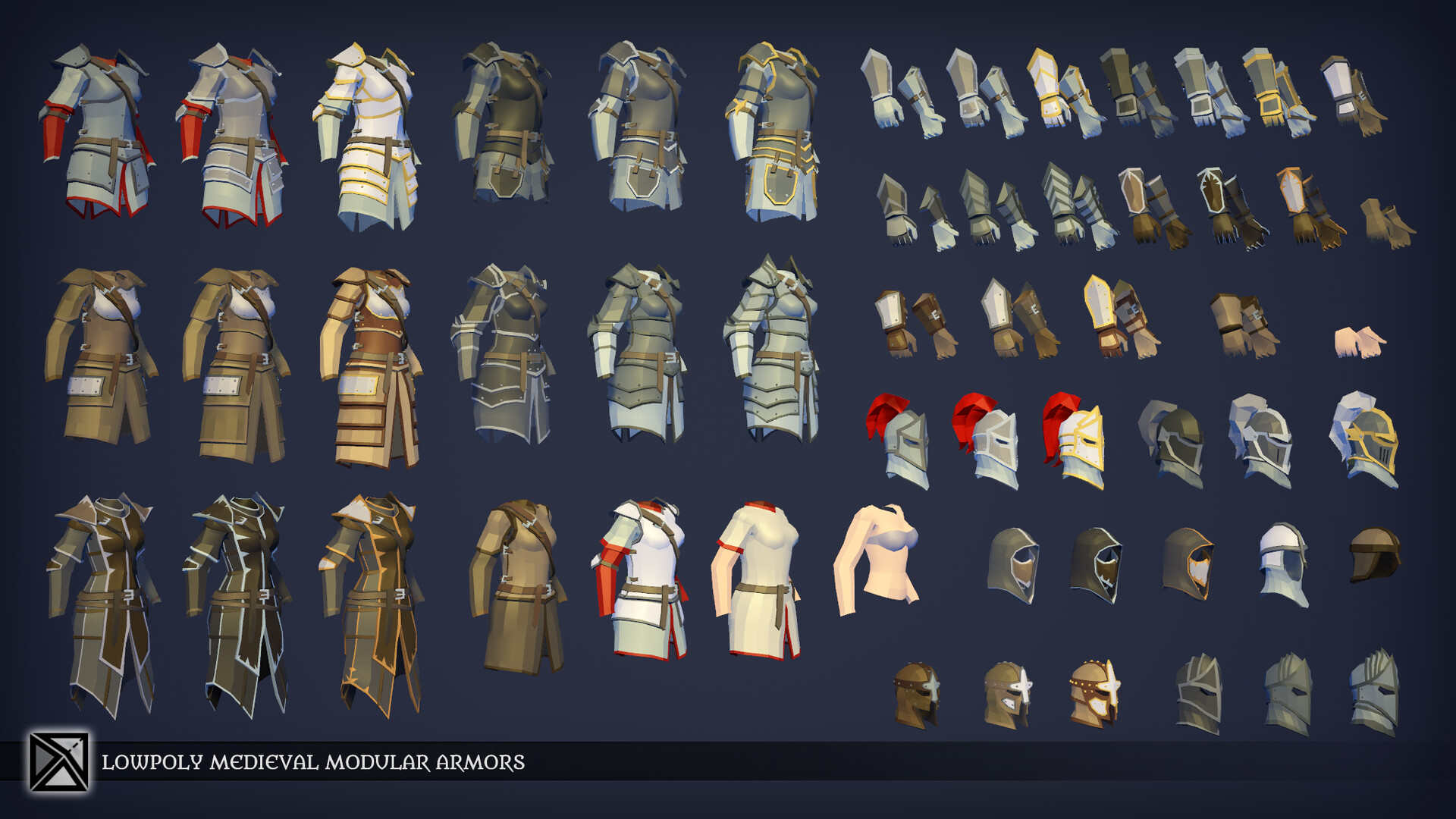 Polytope Studio - Polygonal Medieval Modular Armors