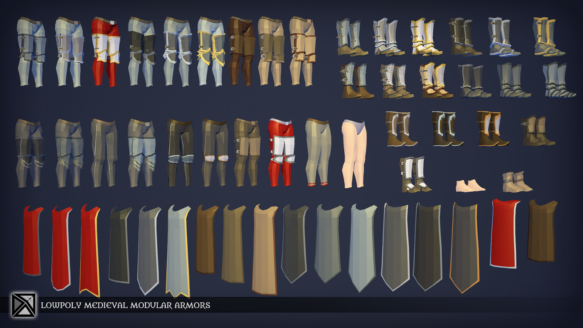 Polytope Studio - Polygonal Medieval Modular Armors