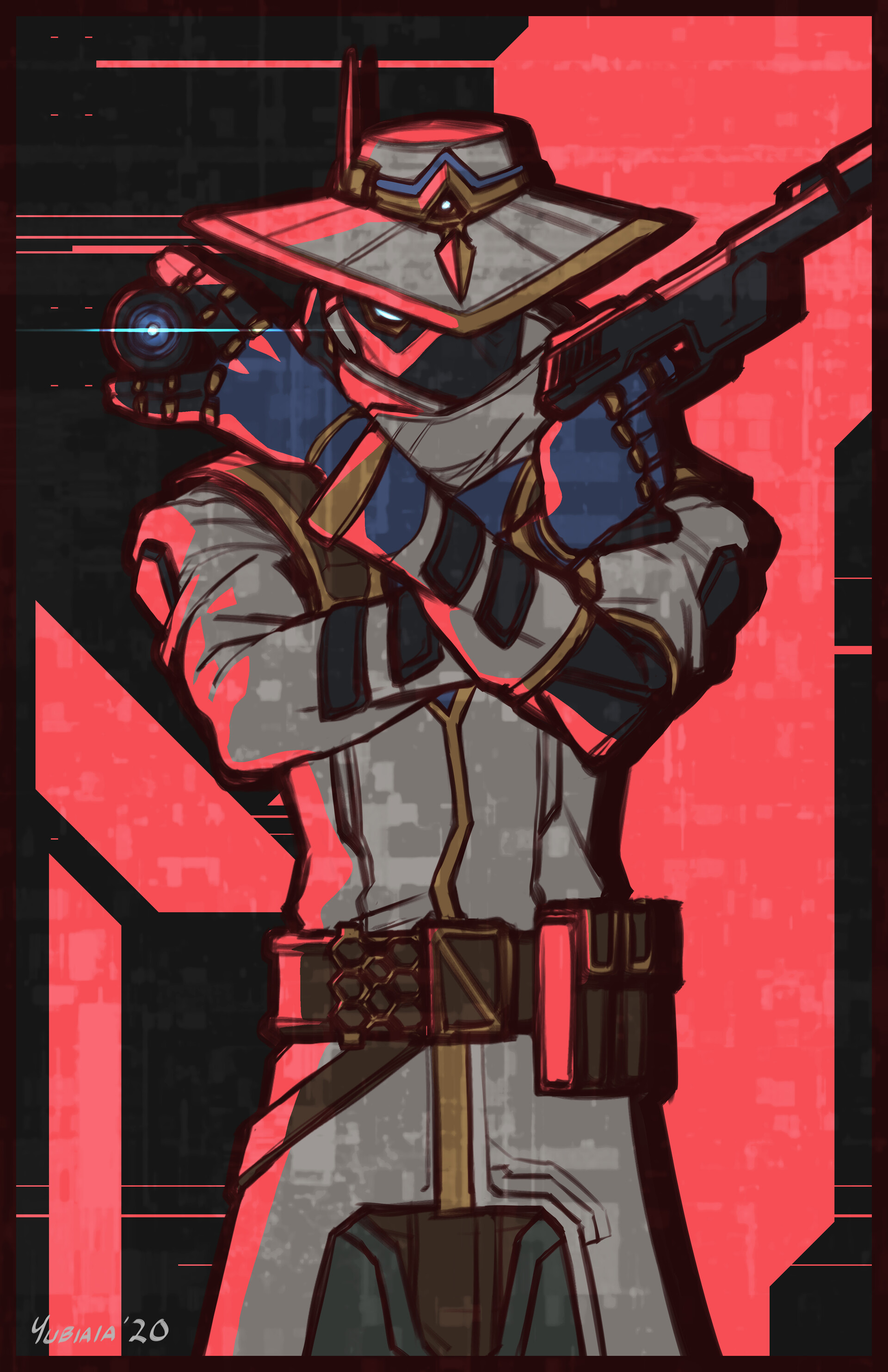 ArtStation - Cypher: Valorant Fanart