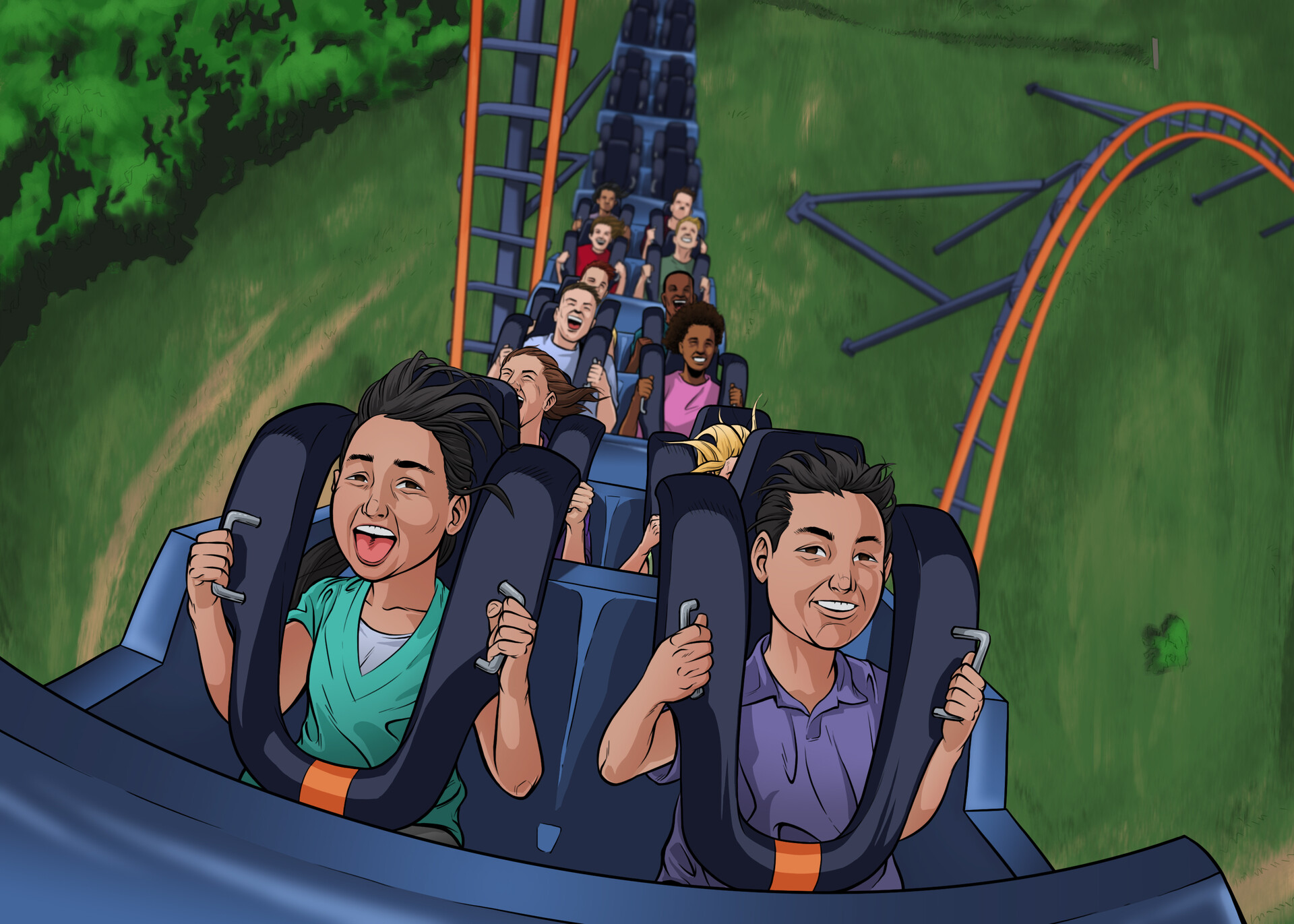 ArtStation - Rollercoaster