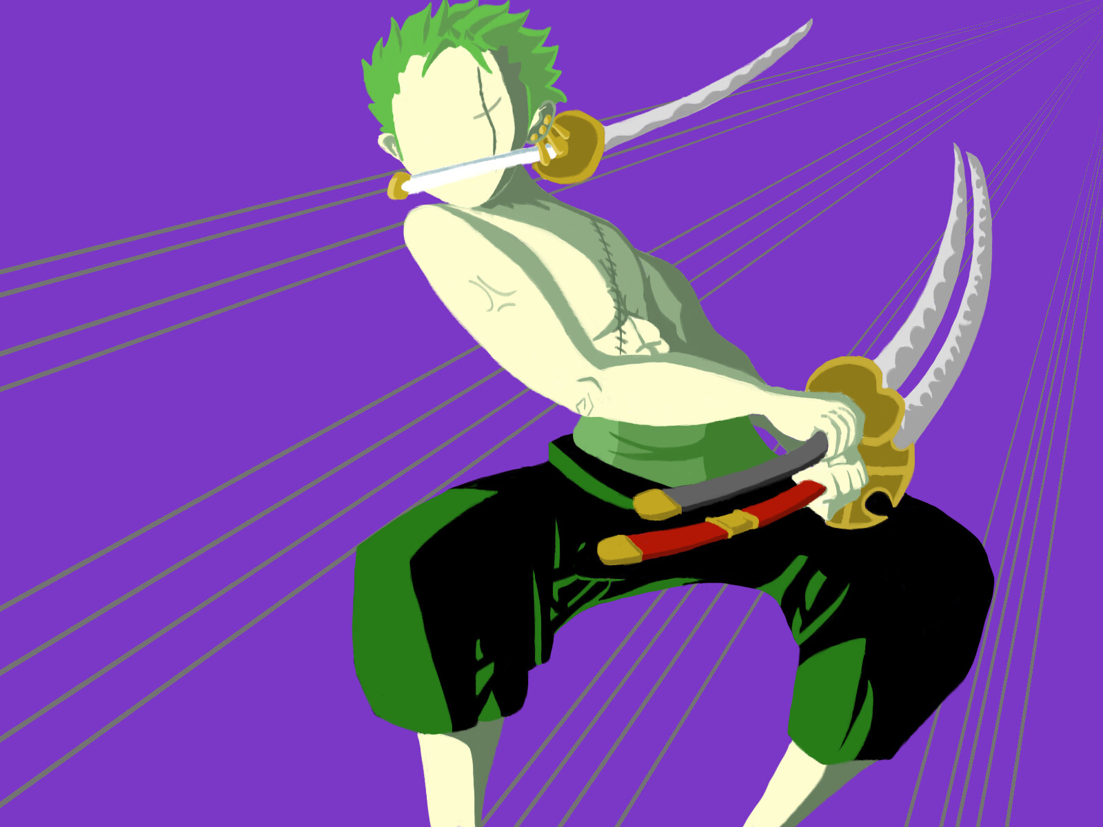 ArtStation - Roronoa Zoro - One Piece