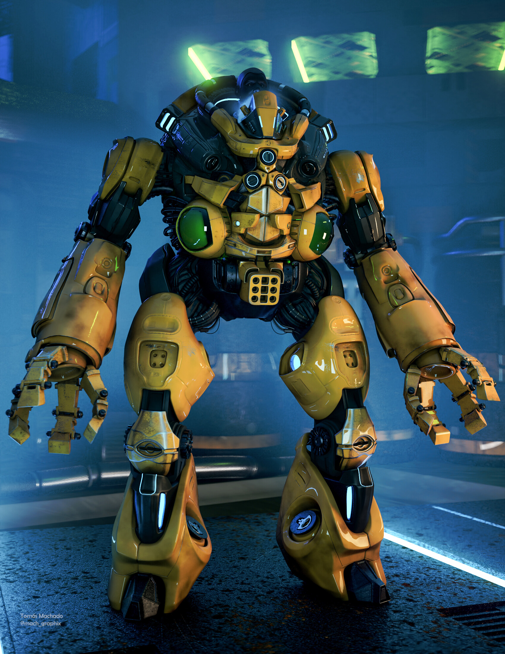 ArtStation - Utility Mech