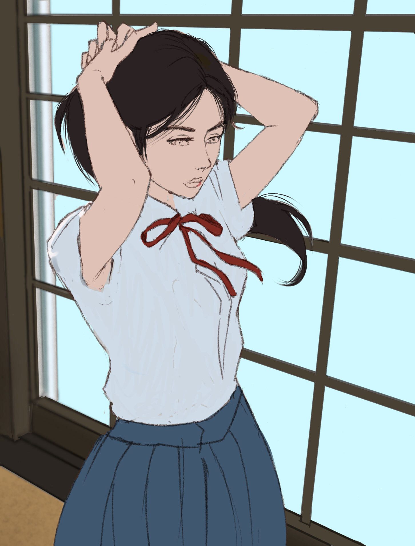 Moxie Strife - Study - Folds