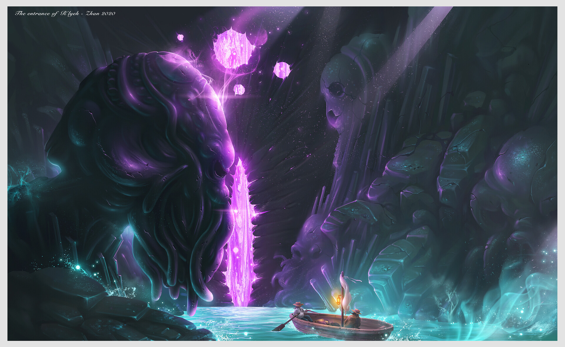 ArtStation - The entrance of R'lyeh