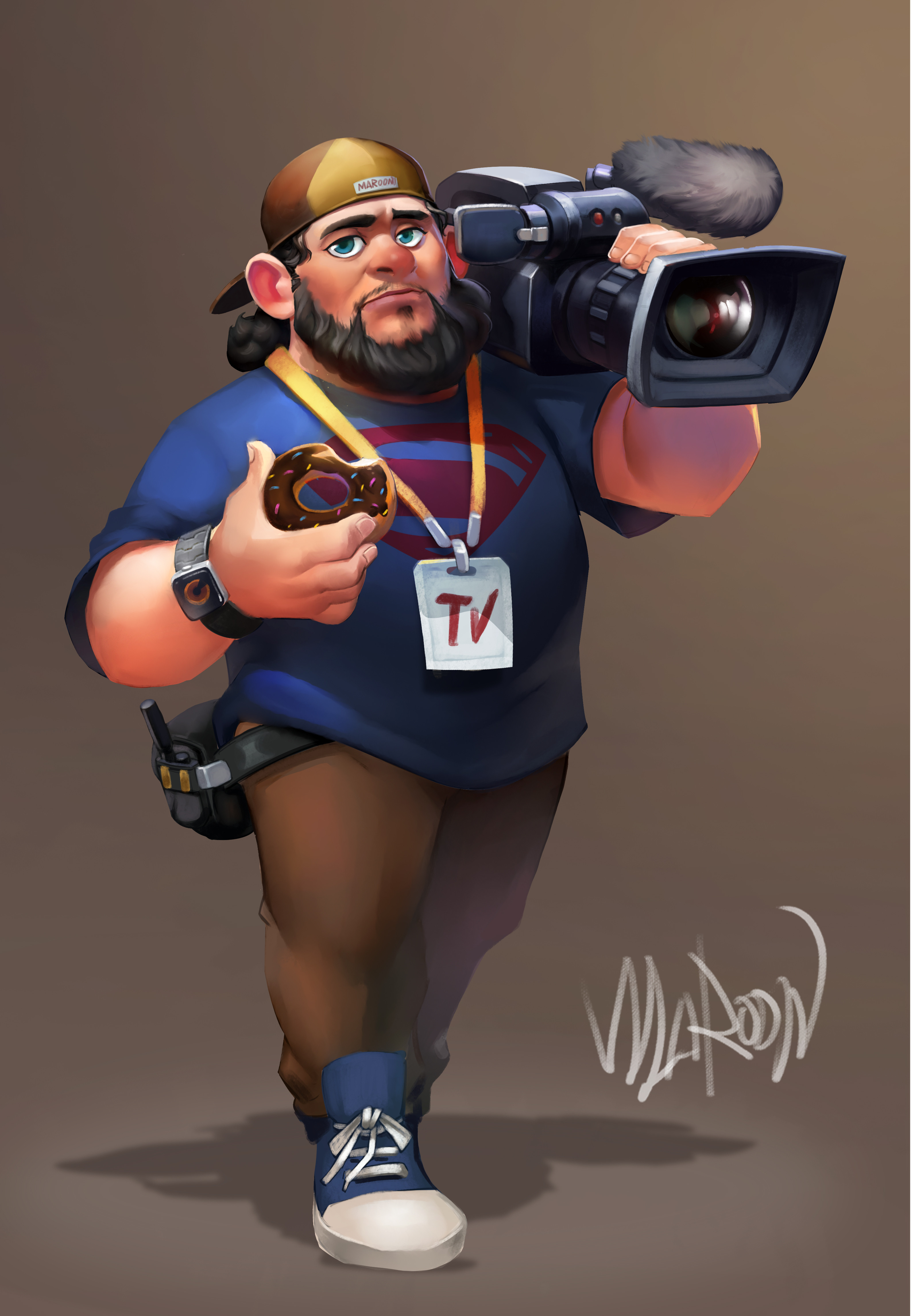 Maroon dream - Cameraman who loves donuts