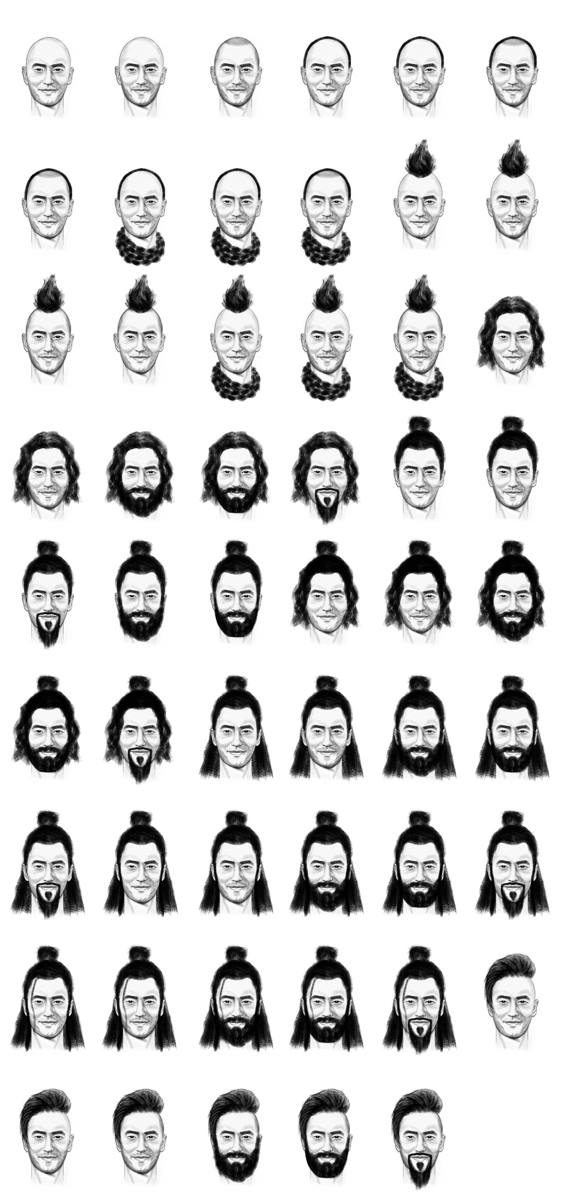 ArtStation - Character Design Protagonist Jovial Thumbnails exercise ...