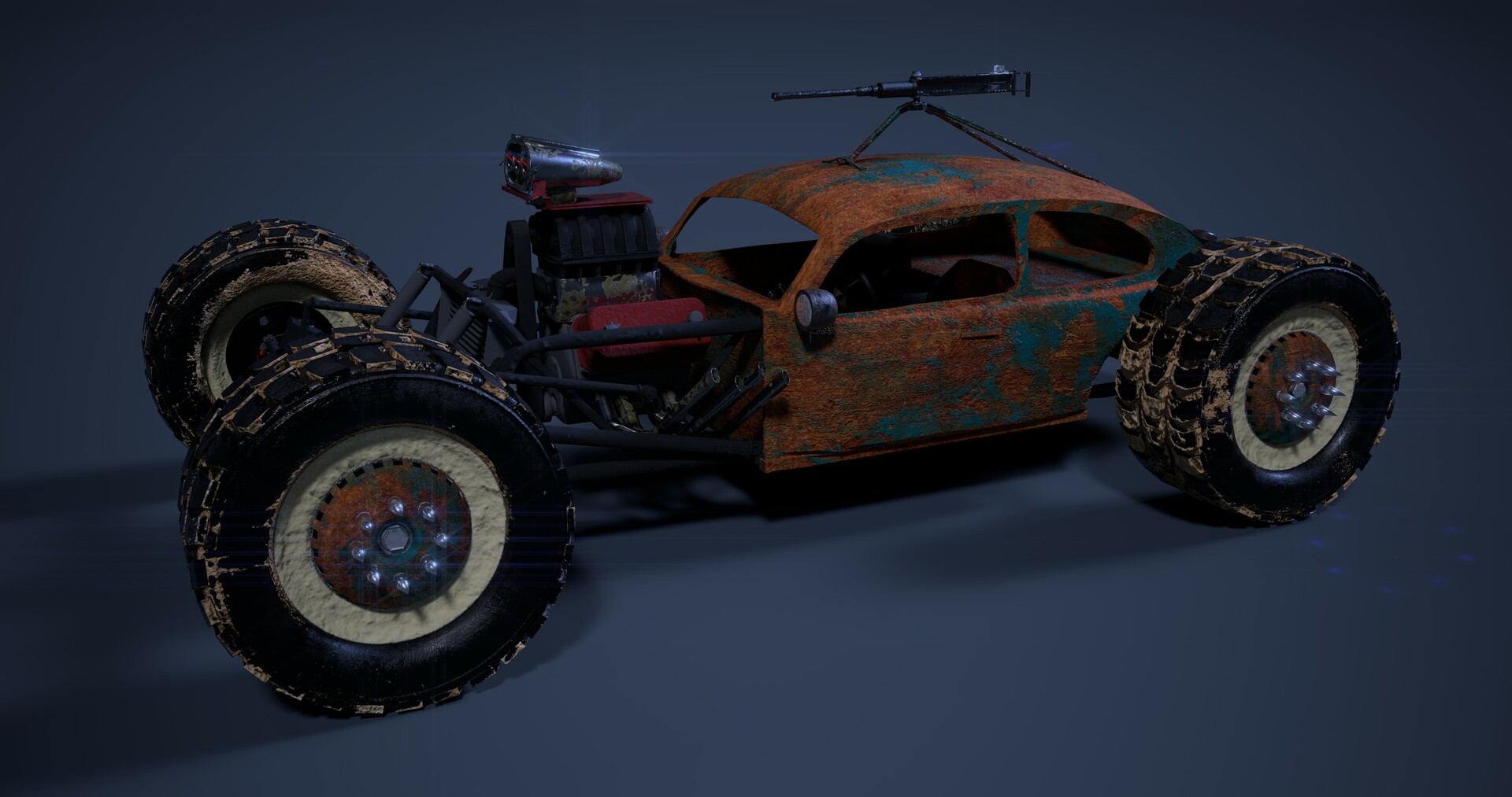 ArtStation - The Bug - A Mad Max Beetle - Studio Renders
