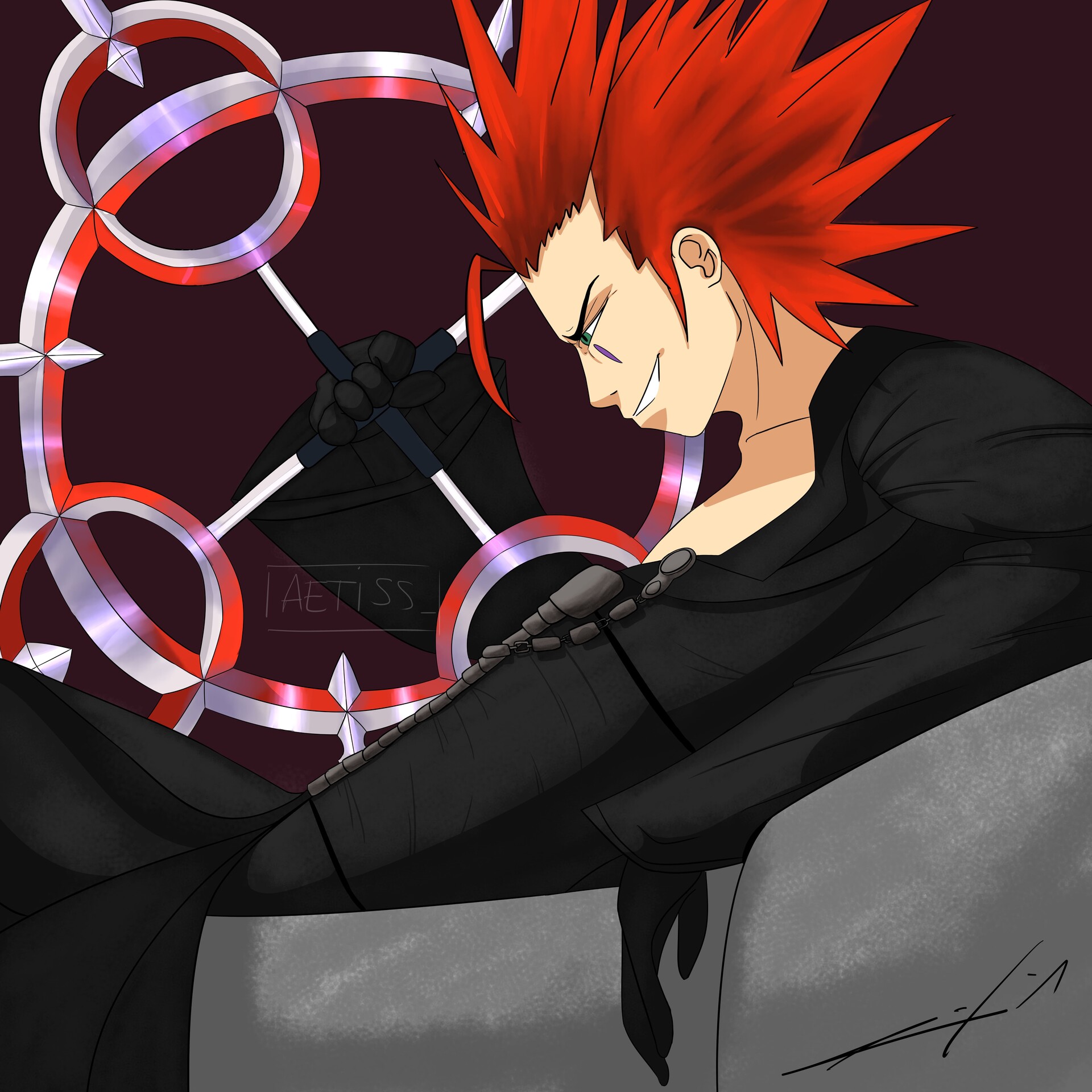 Kingdom Hearts Wallpaper Axel