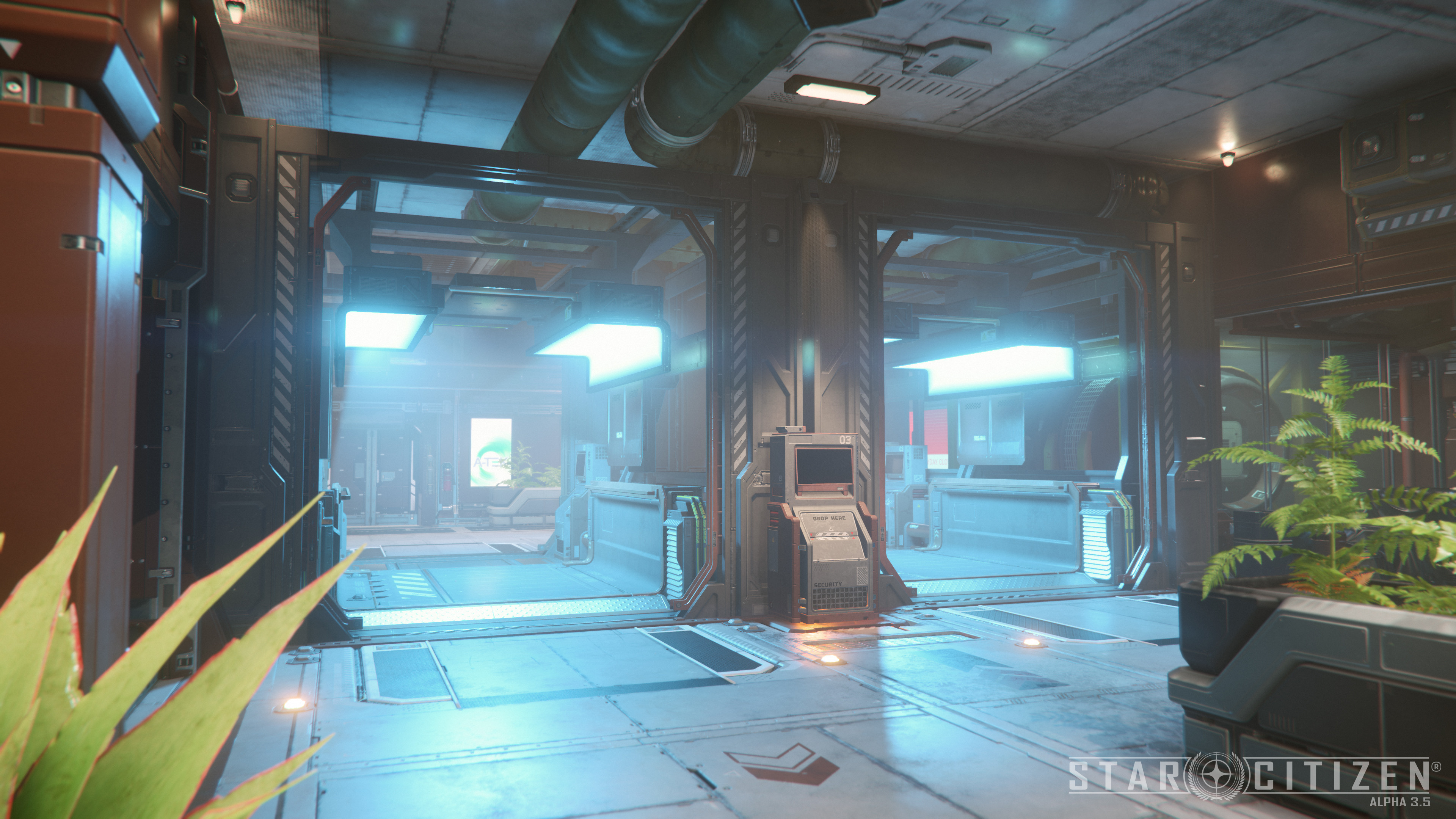 Fumio Katto 💡 - Star Citizen: Area 18 City Transit Hub and Security ...