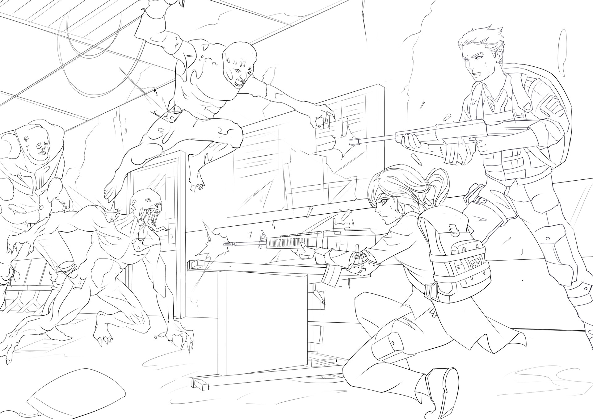 ArtStation - Zombie Apocalypse