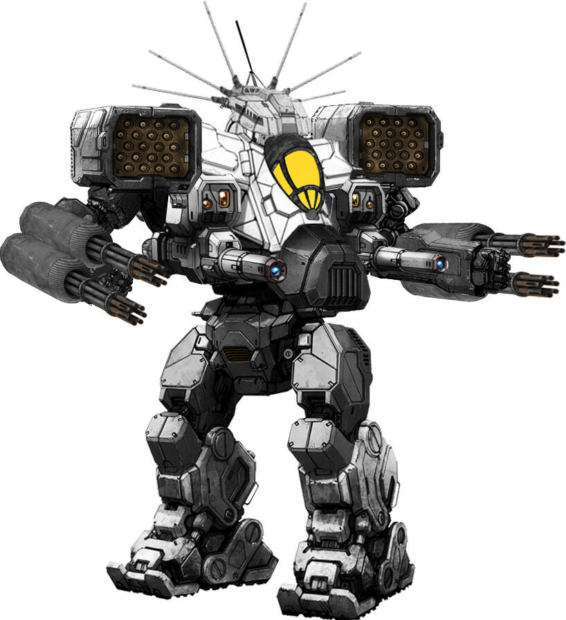 Gábor Lengyel Fráter - MWO mech designs