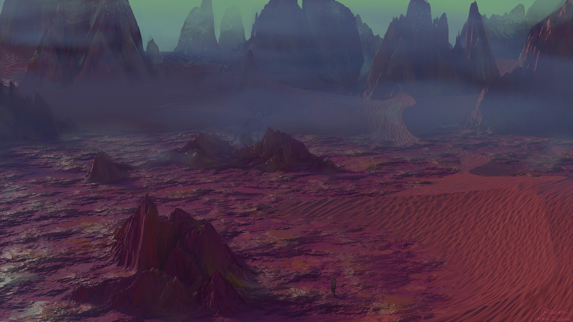 ArtStation - Alien Landscape