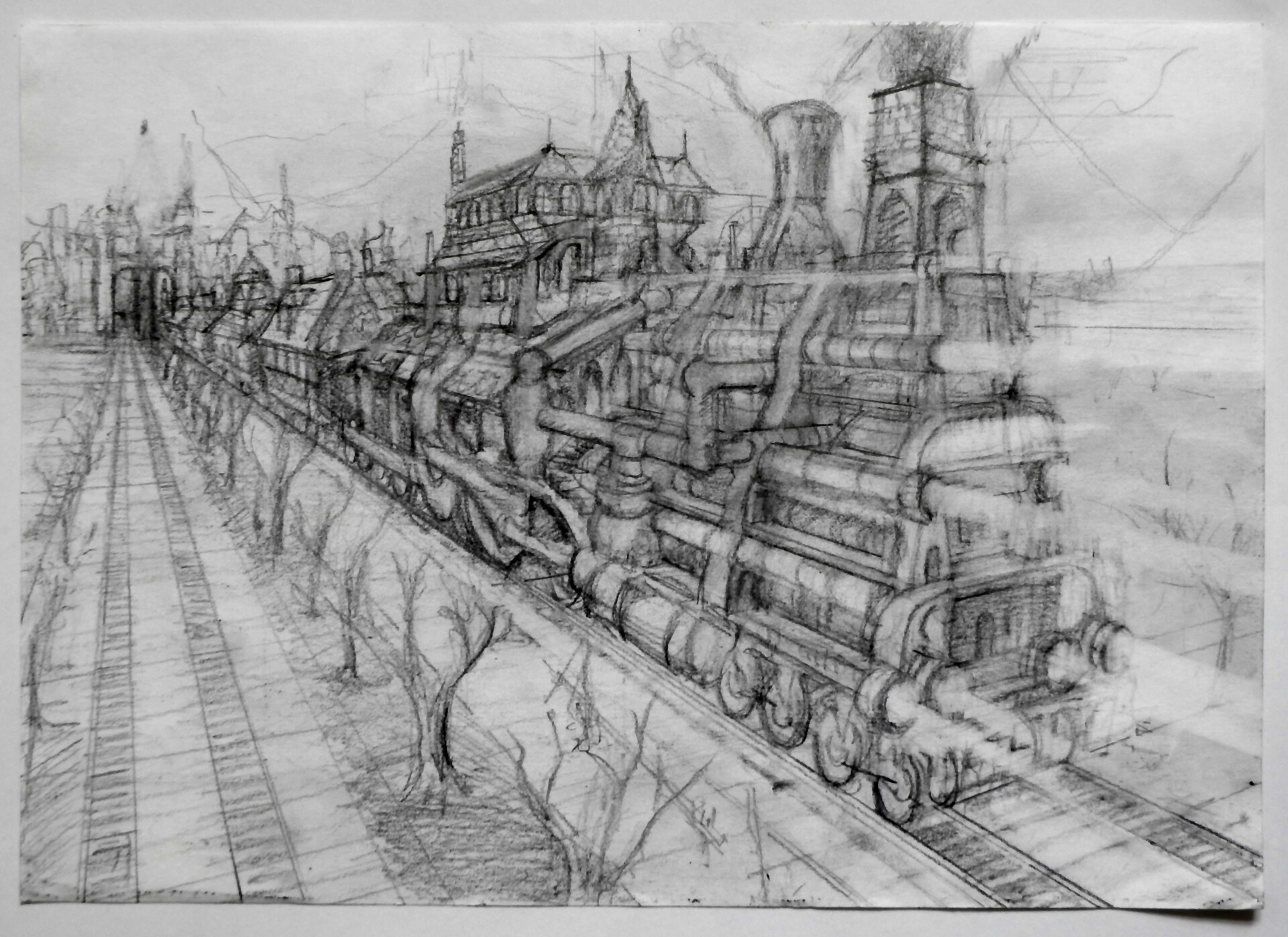 ArtStation - Train City