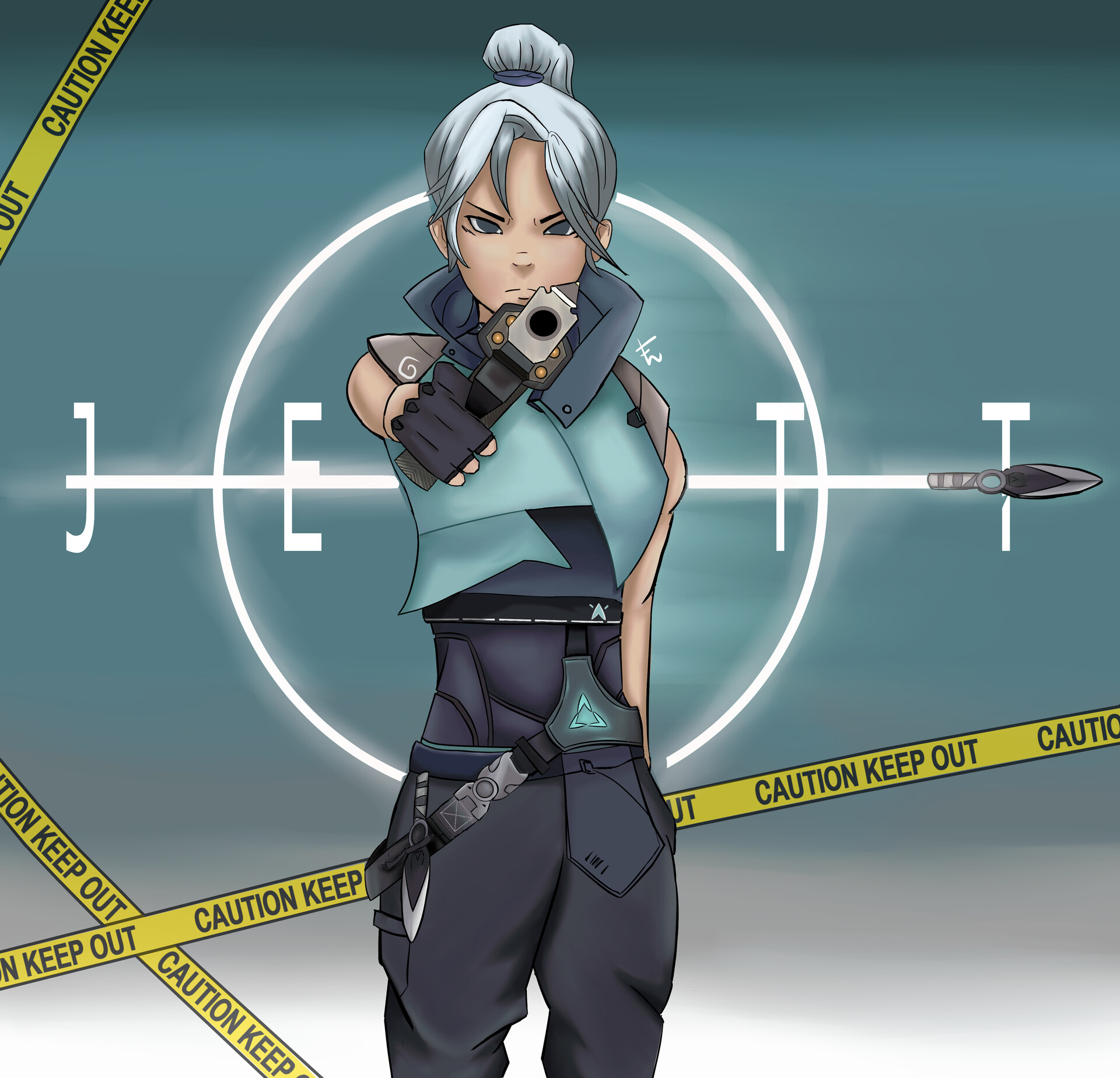 ArtStation - JETT Fanart - VALORANT