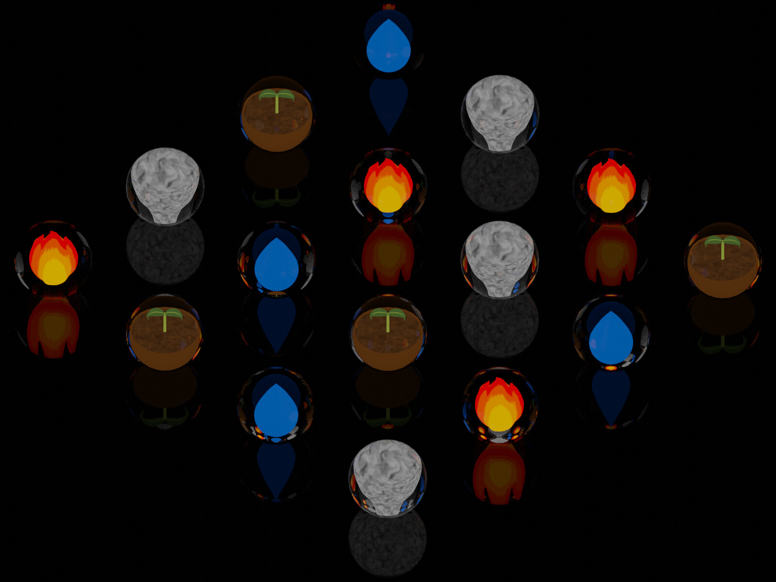 ArtStation - Elemental Marbles