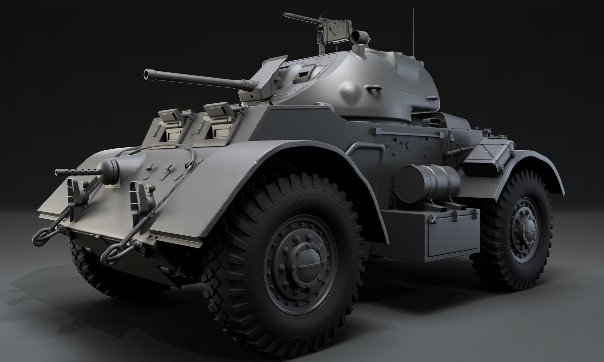ArtStation - T17E1 Staghound