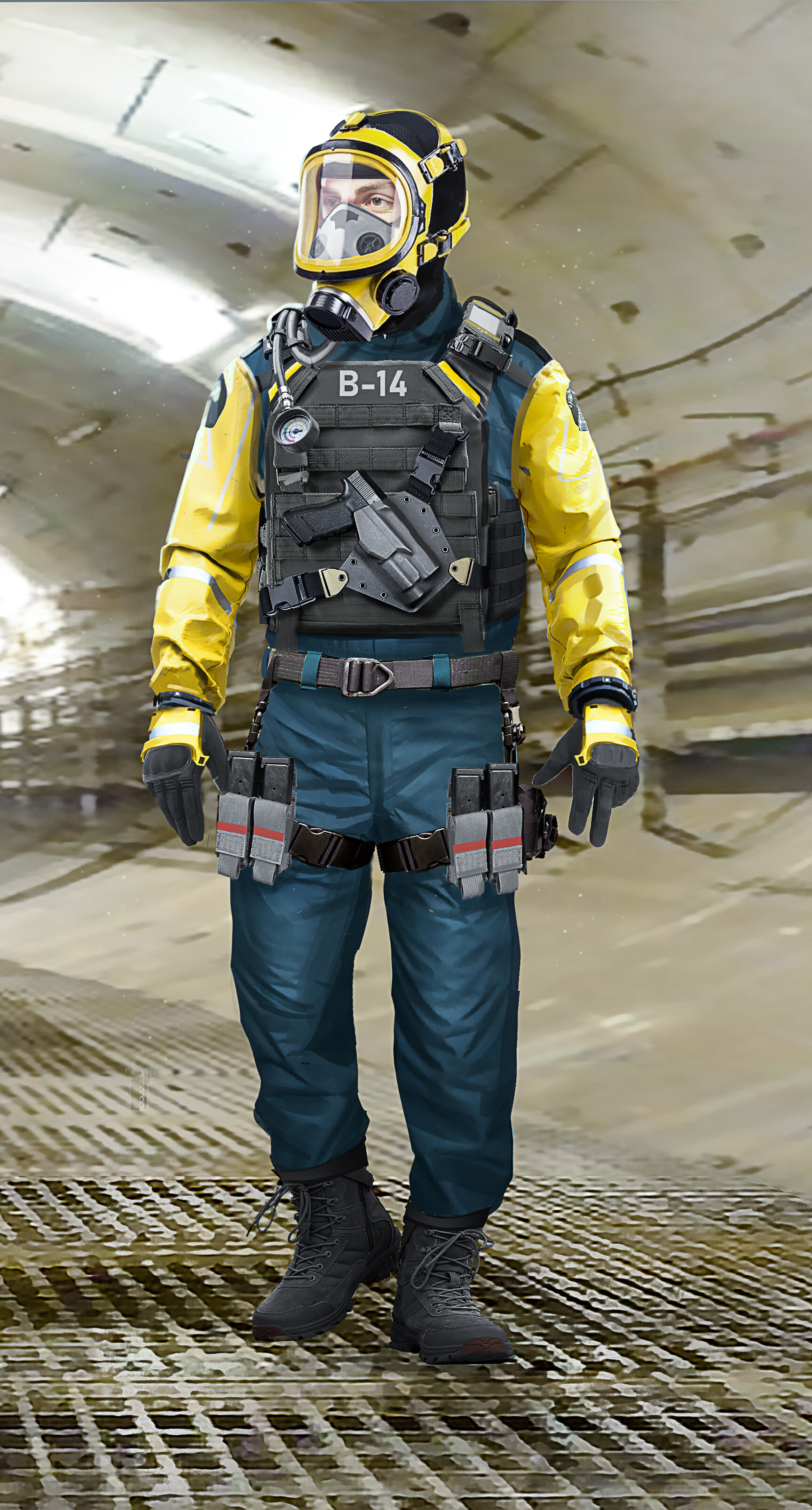 Ashley Brocklebank - Hazmat Soldiers (NPC Design)