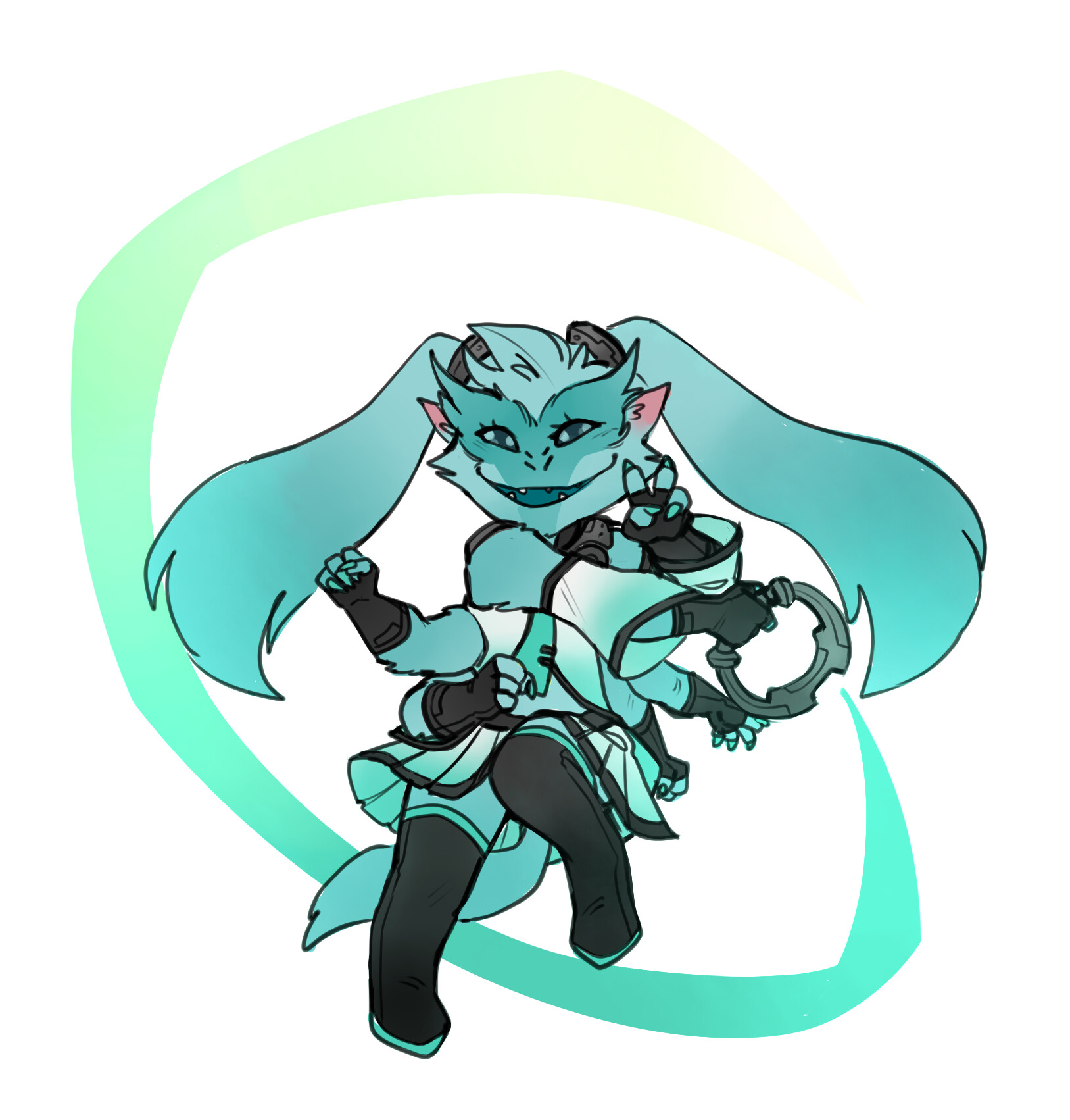 ArtStation - Miku Skittermander Commission