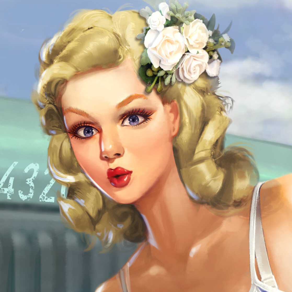 TheWonArt - WW2 Pinup Girl